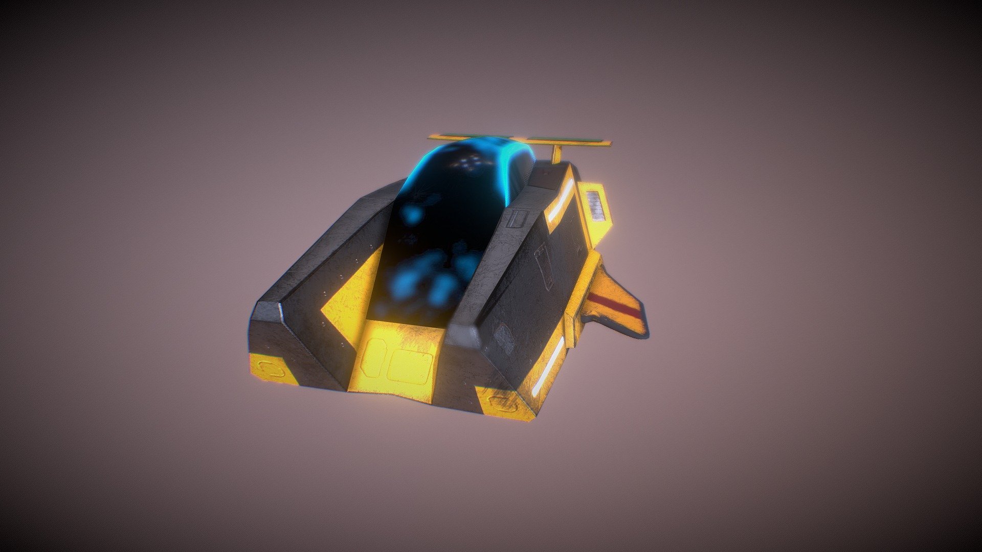 SpaceShip Racer - 3D model by artengraf (@artengrafbcn) [b0312f0 ...