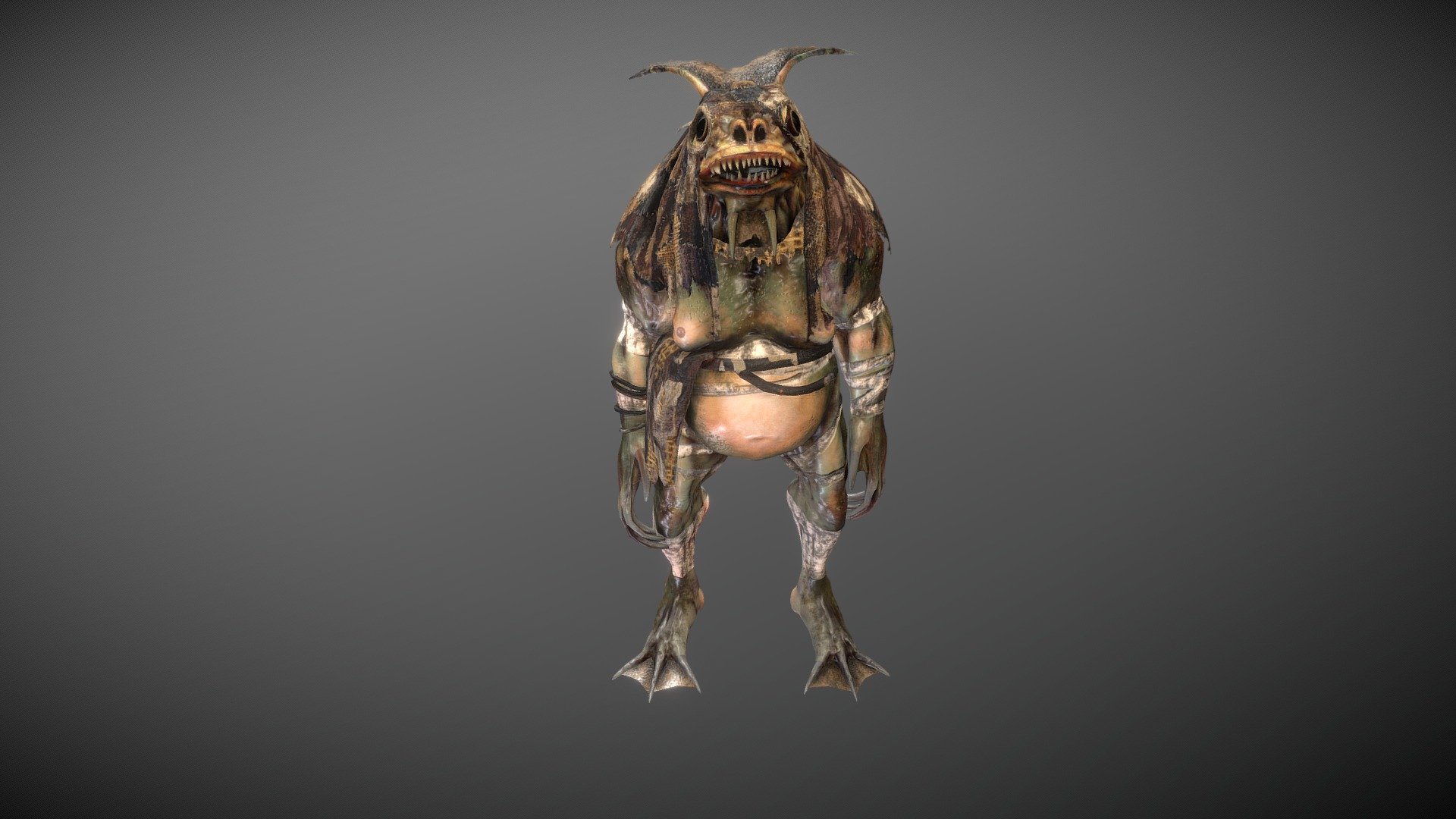 Clubber Fish Animated - 3D model by Shunyakal (@Shljunkar) [b031c65 ...