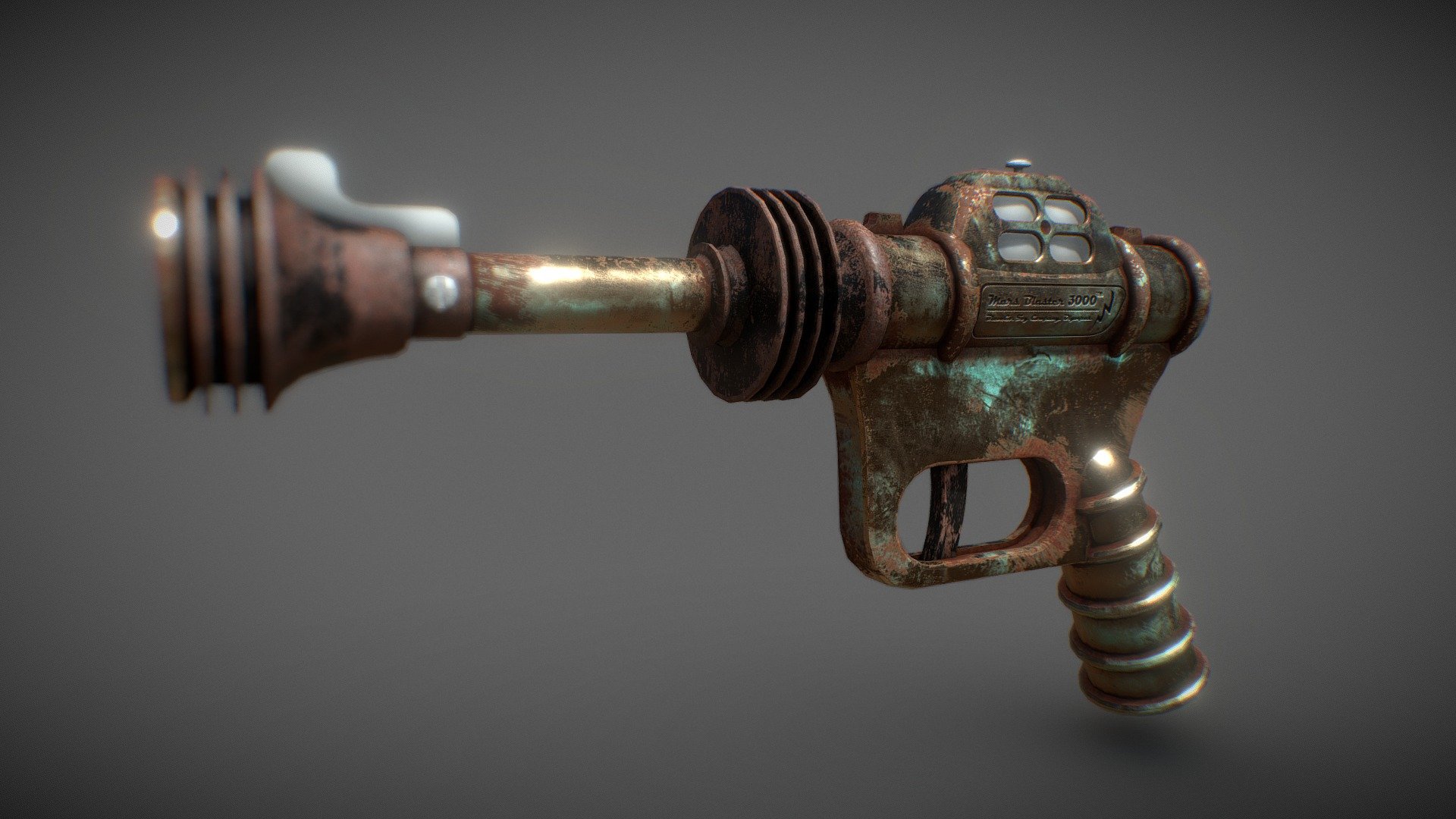 Ray Gun - Download Free 3D model by fwdaveb [b0334c9] - Sketchfab
