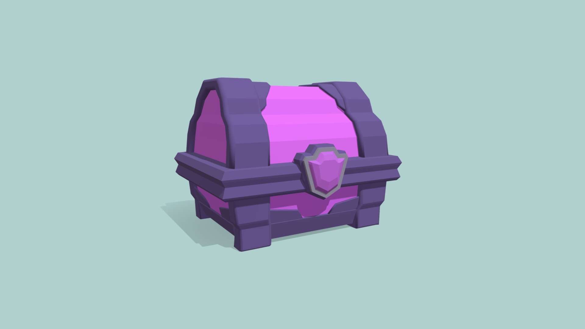 Box, Chest with Crystal - Game Ready, optimized - Download Free 3D ...
