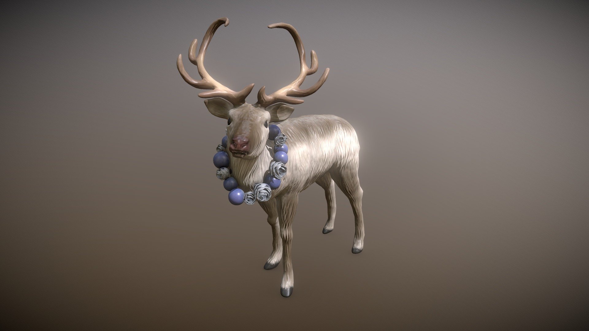 Rudolph the Red-Nosed Reindeer - 3D model by Sachi.Nishimura (@petit ...
