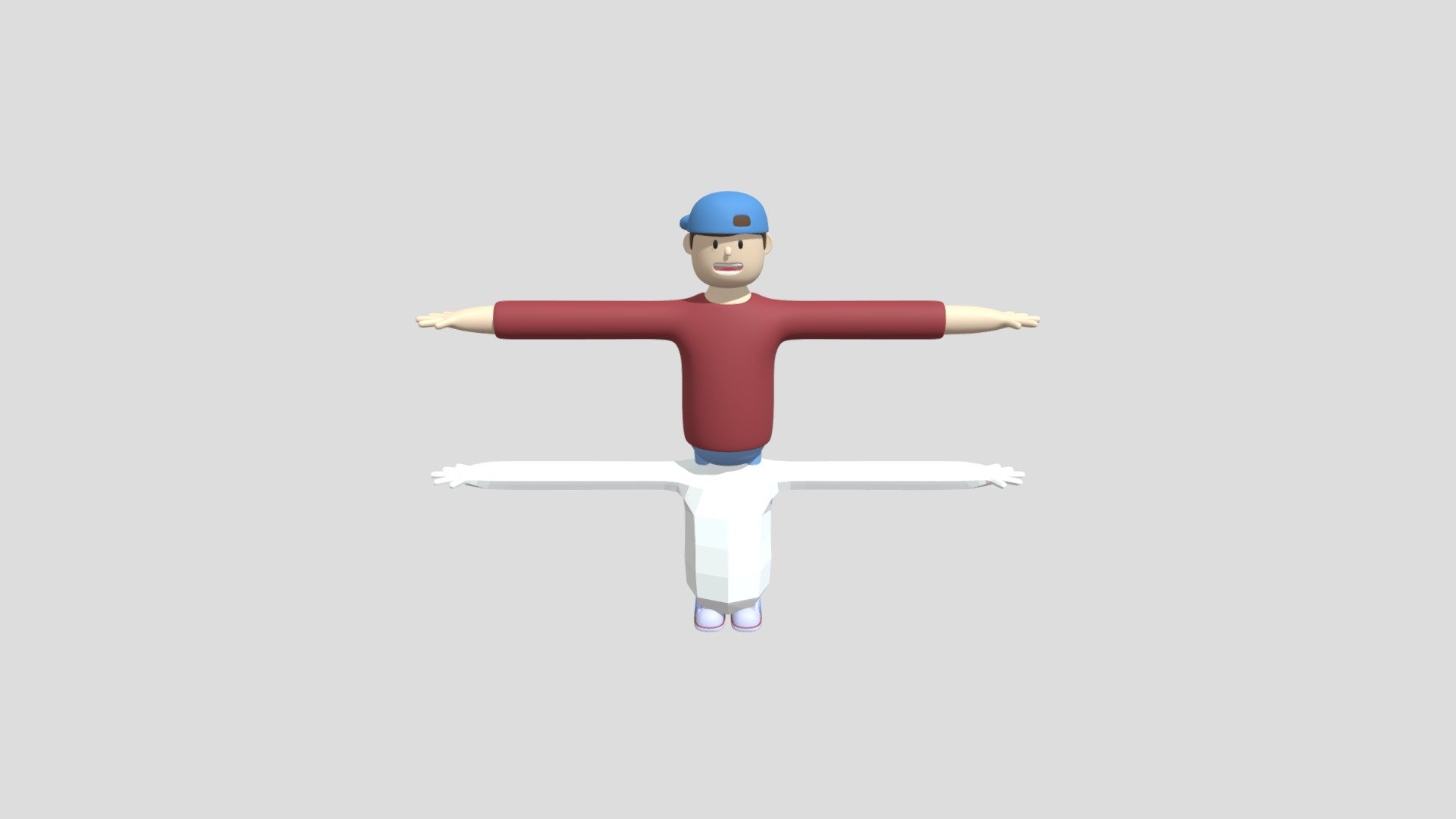 Man-with-hat-SF - 3D model by marcozanga [b035db5] - Sketchfab