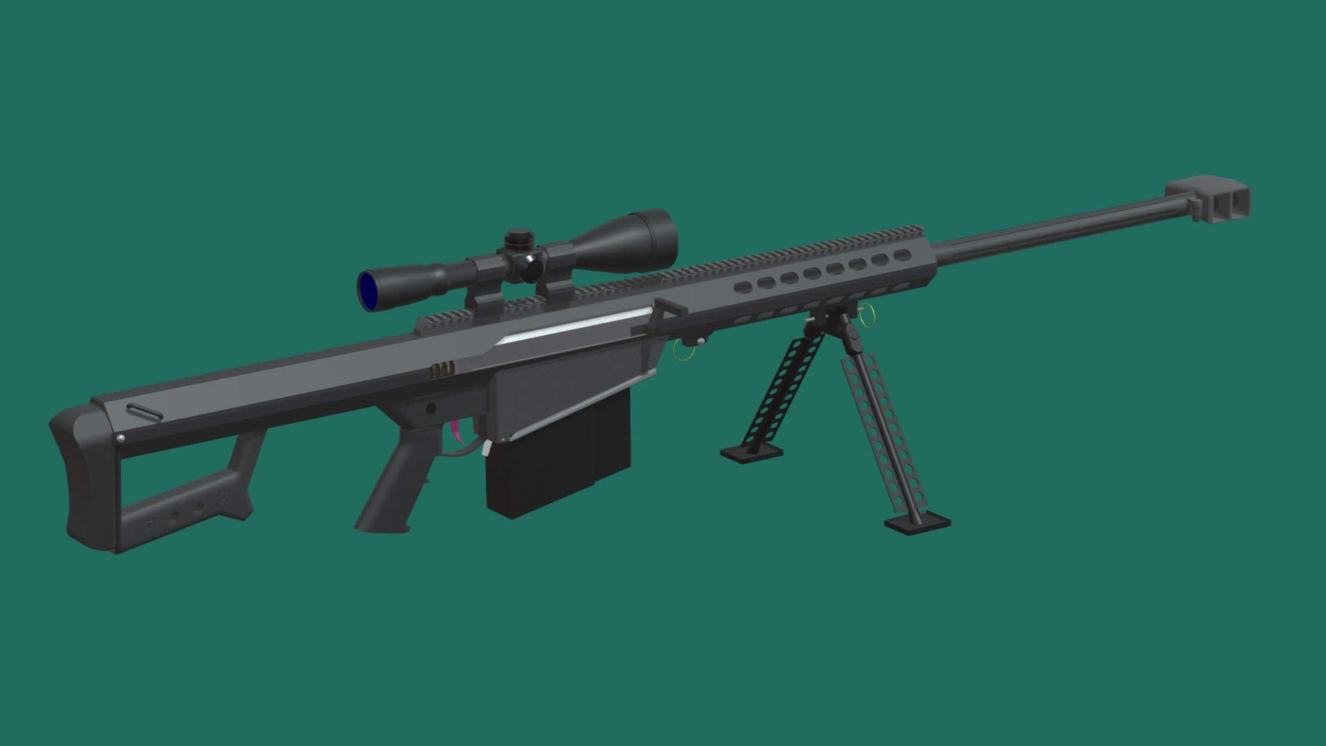 Barrett M82 - 3D model by momsboxtv [b035ec7] - Sketchfab