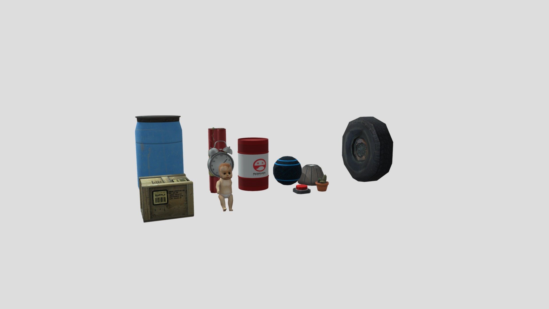 Garry Newman Pack - Download Free 3D model by skibidi asset archivist ...