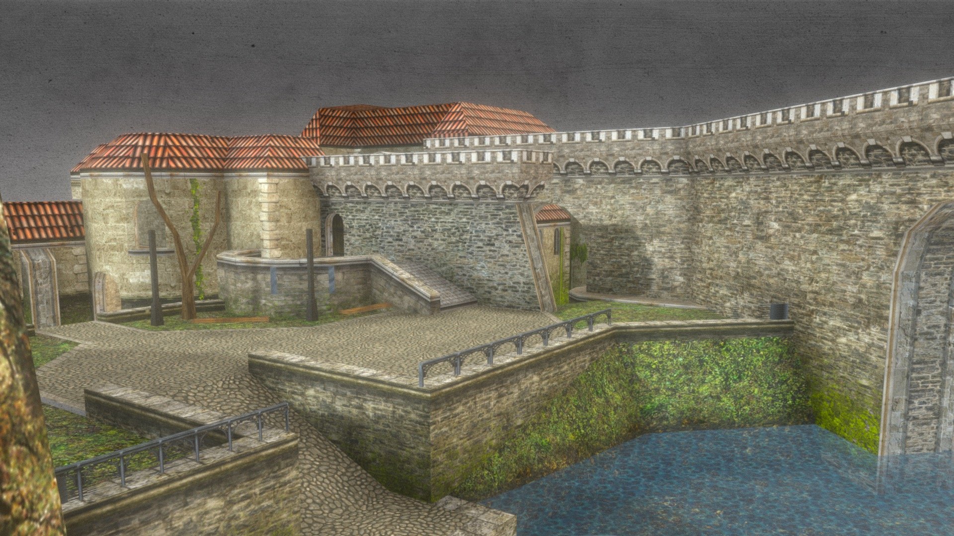 Medieval castle - Download Free 3D model by Katydid (@Katydid ...