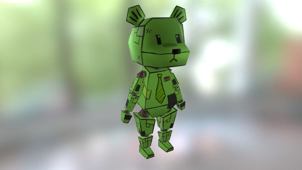 Robo Teddy - Download Free 3D model by UrbanFoxGamer [b038e2c] - Sketchfab