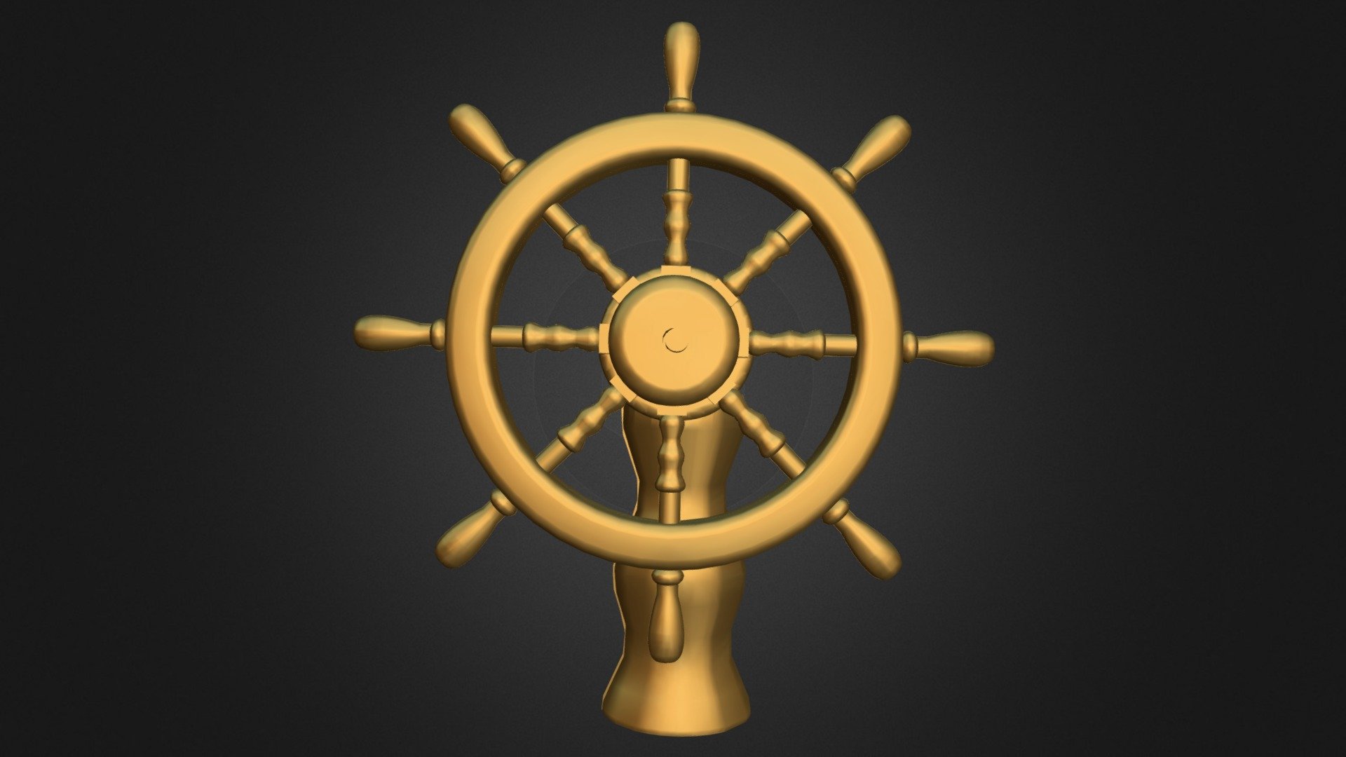 Ships Wheel - 3D model by Midori (@GypCaidiff) [b03d948] - Sketchfab