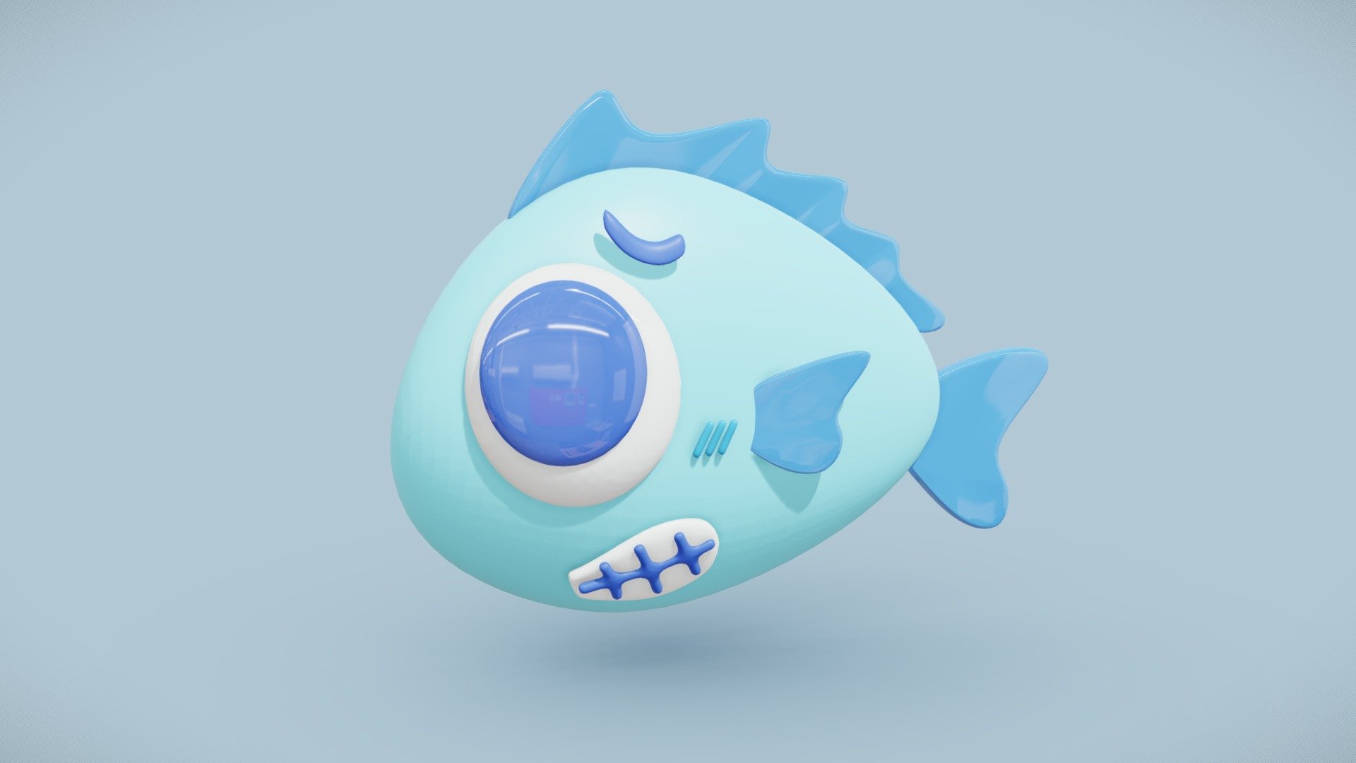 Cute Creature: Fish - 3D model by YunXi Zheng (SamMi) (@yunxizheng ...