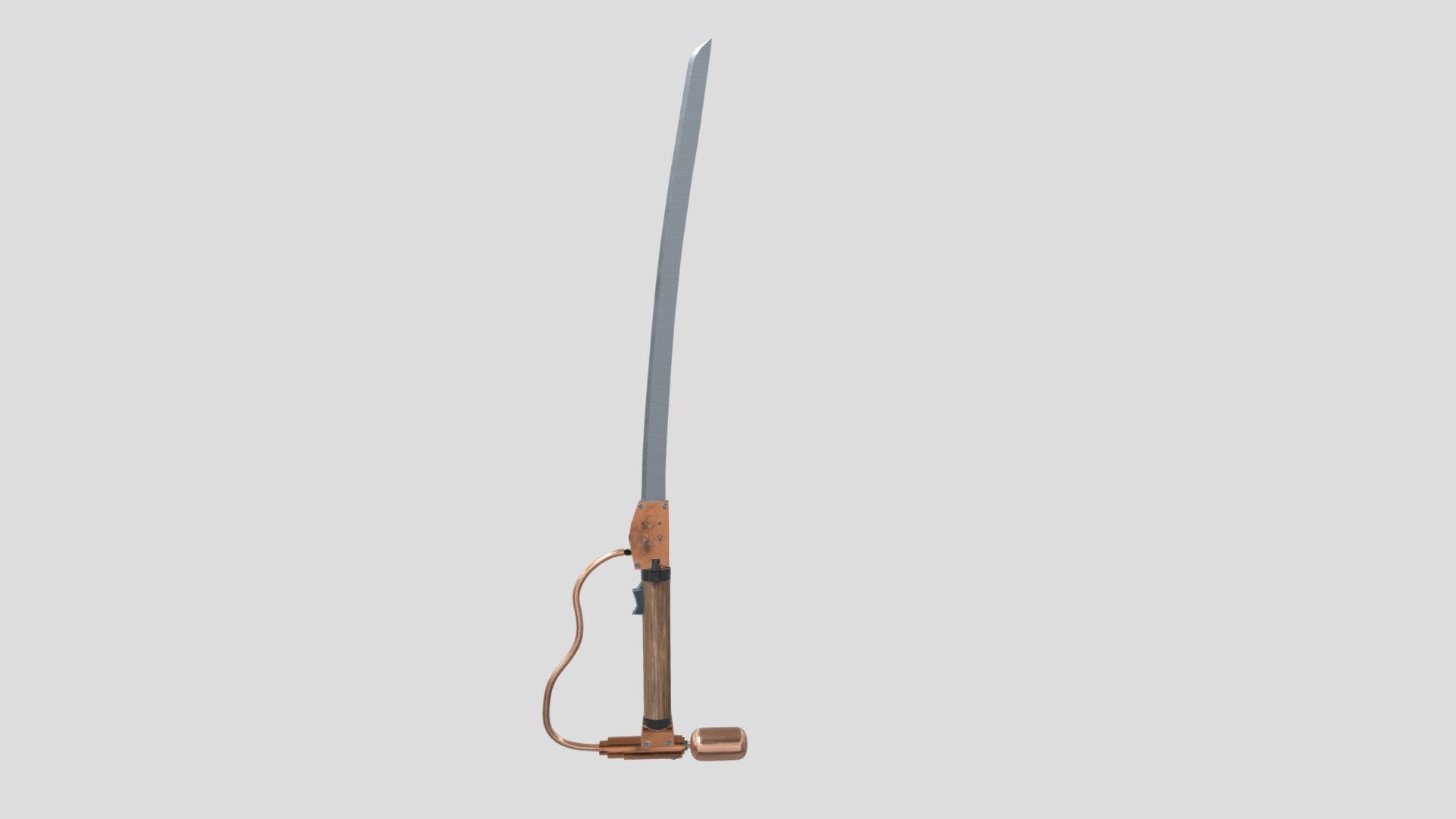SteamPunk Katana - 3D model by seb_scn [b0408b5] - Sketchfab
