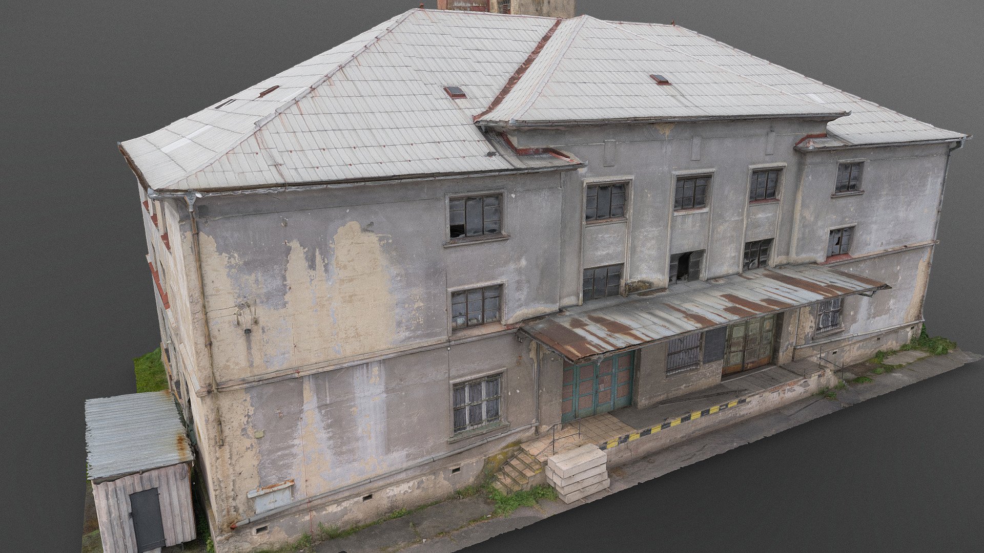 Abandoned warehouse - Buy Royalty Free 3D model by matousekfoto ...