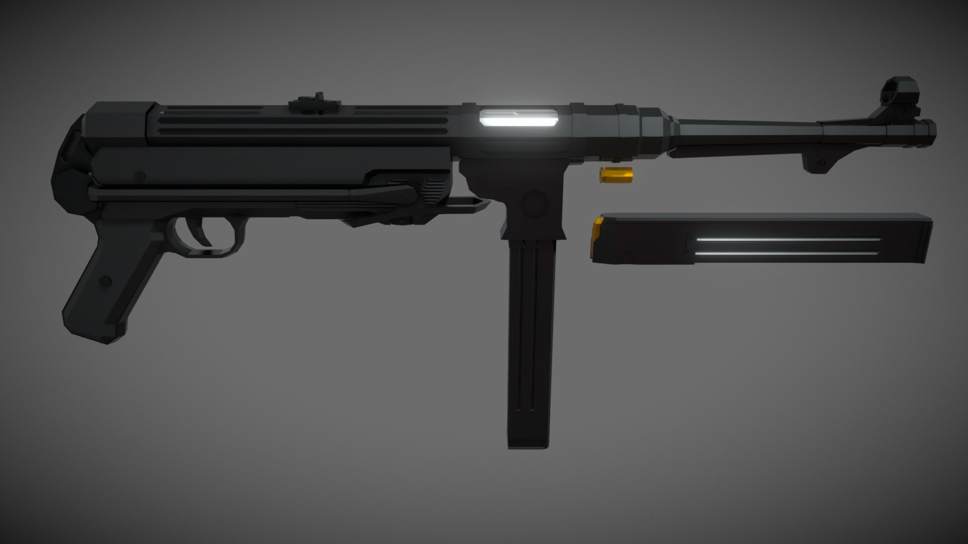 low-poly MP-38 - Download Free 3D model by D_U (@DU1701) [b041ab3 ...