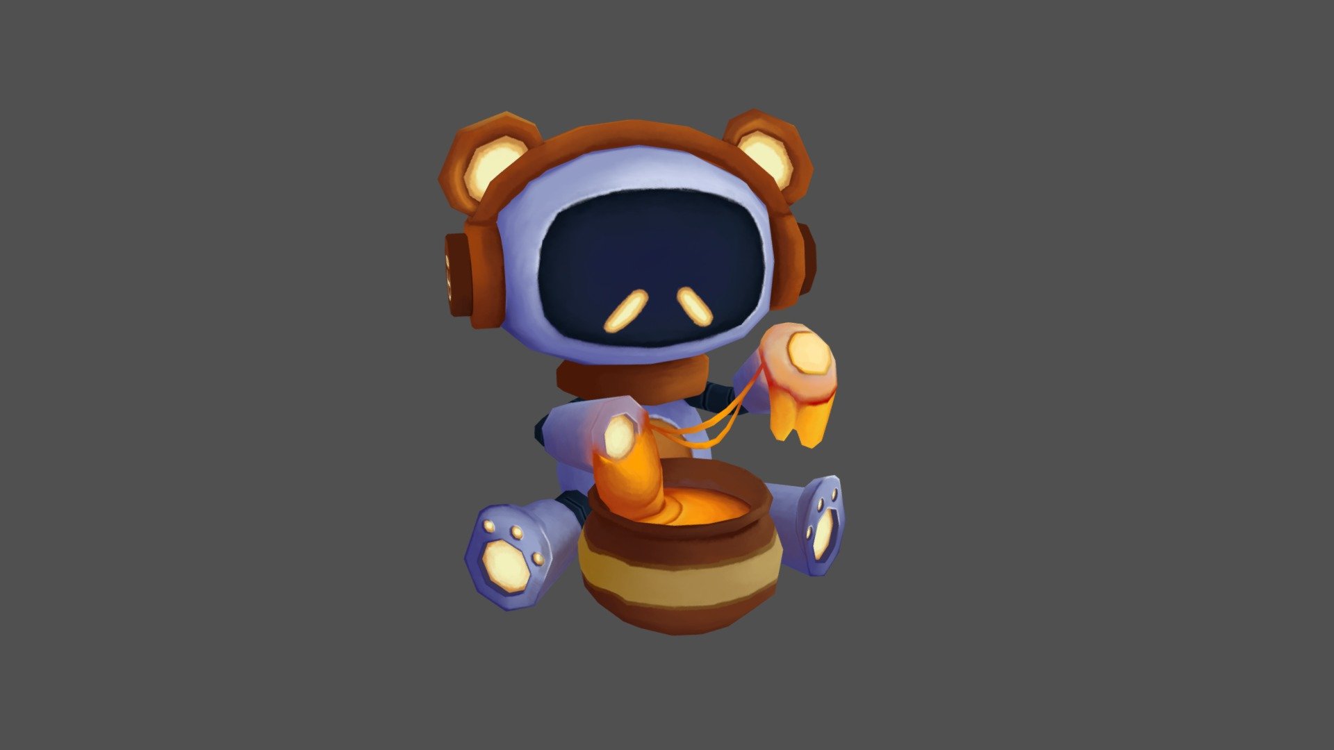 Bear Robot - 3D model by erikammoore [b043337] - Sketchfab