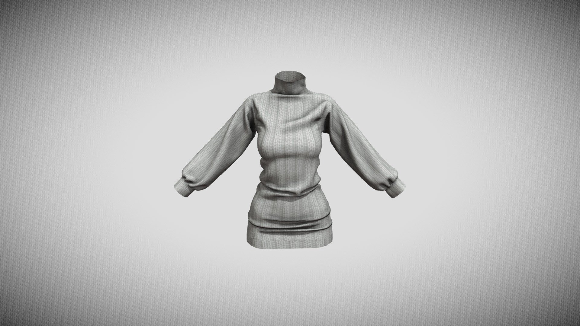 Cozy Dress Idea Low Poly Mesh - Download Free 3D model by EUTHA_3D ...