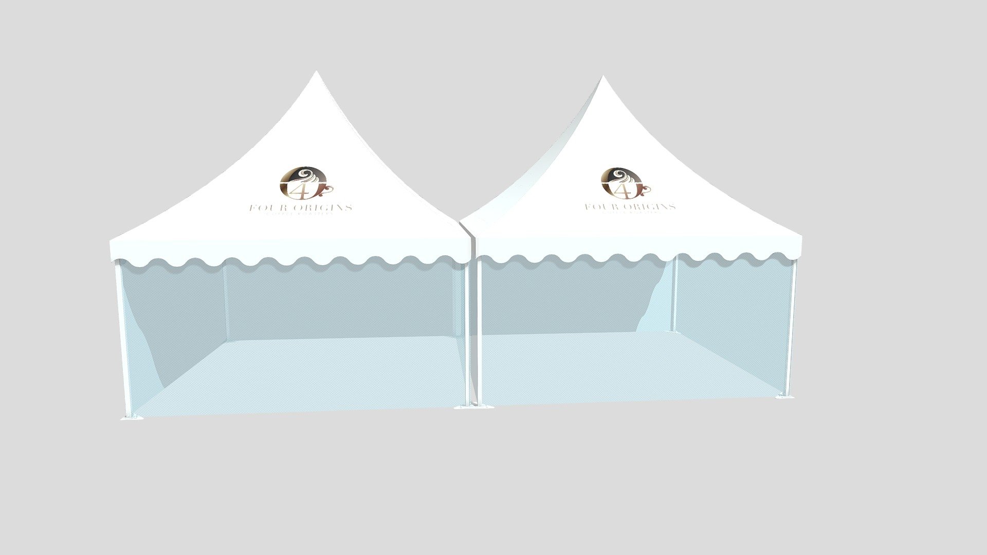 5x5 Canopy Tent - 3D model by Shenzhen Baikal Tent (@shenzhenbaikaltent ...