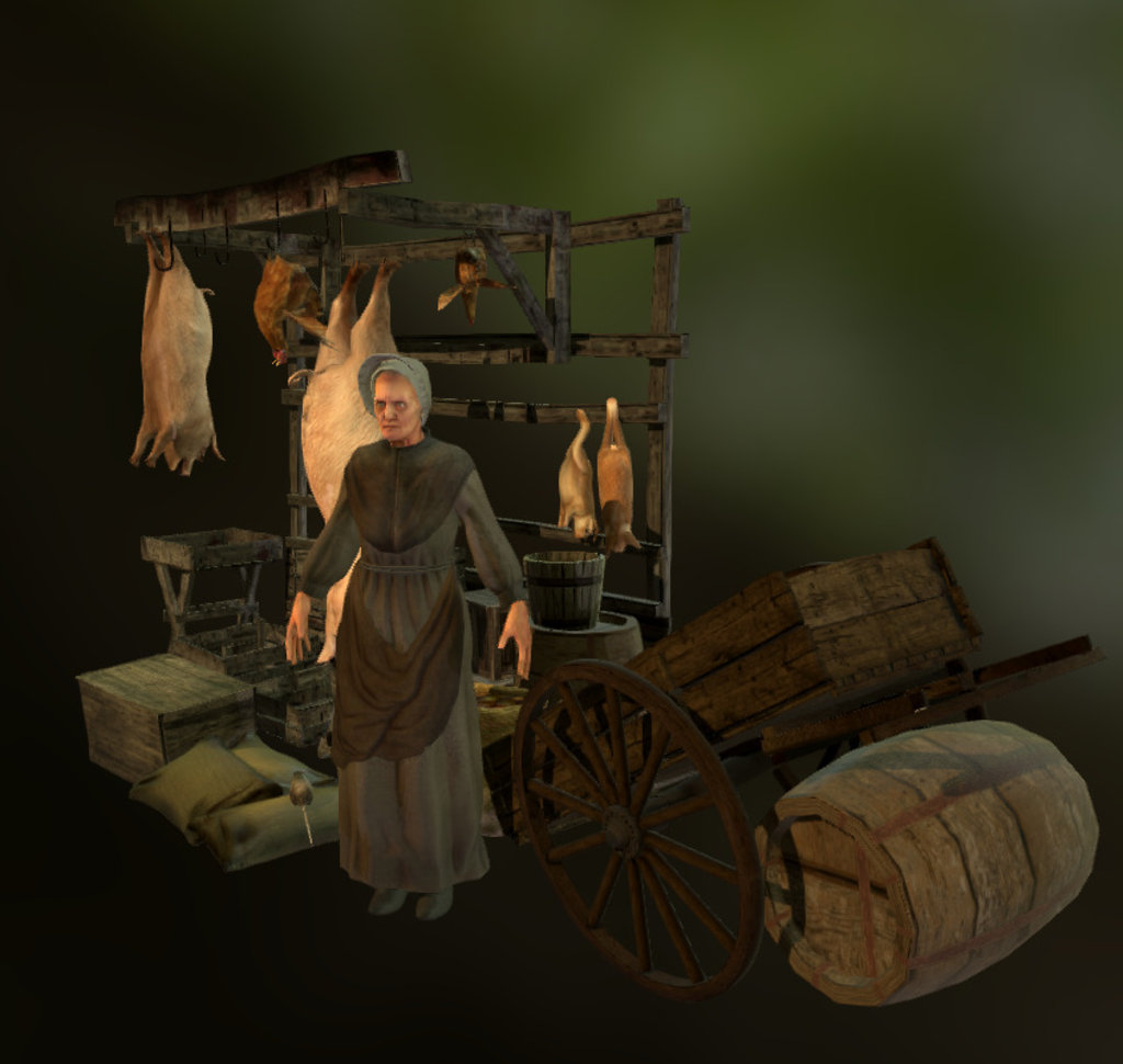 Victorian Market Stall - 3D model by Gaia Tech (@gaiatech) [b045afc ...