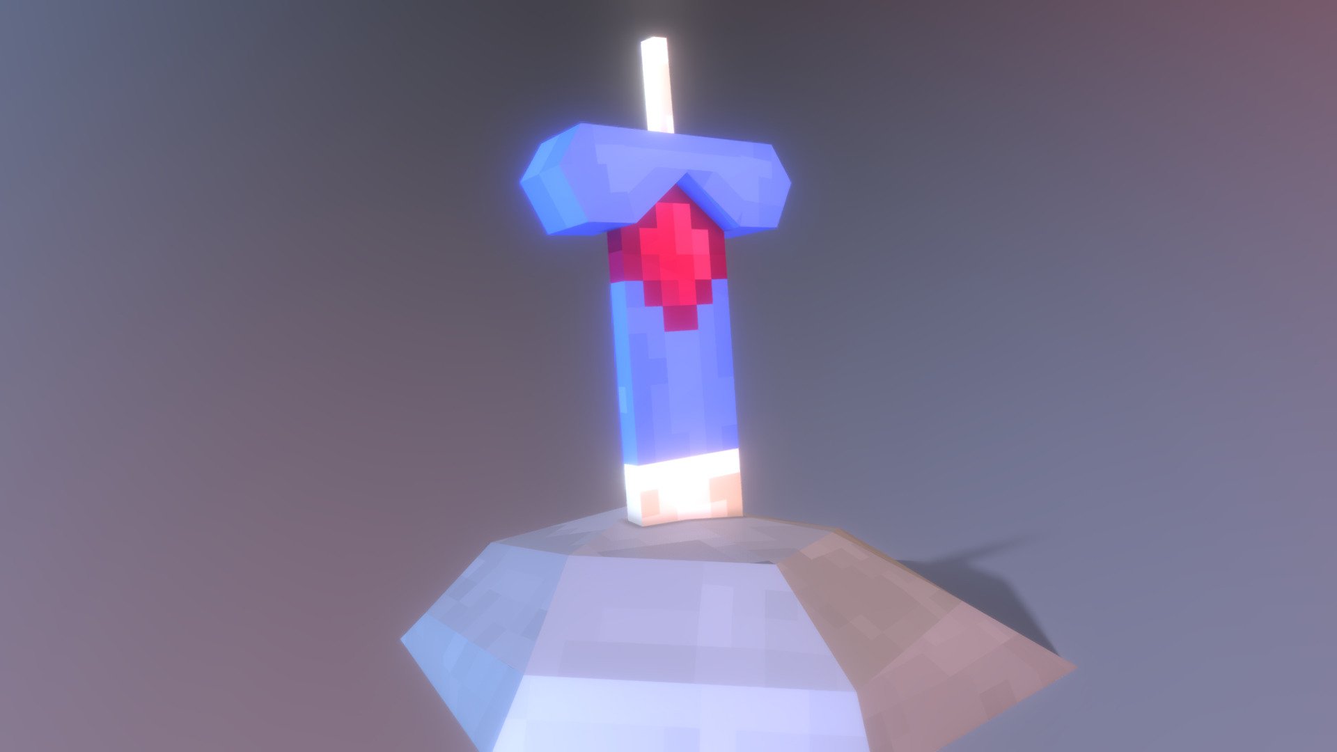 Enchanted sword - Download Free 3D model by N30N_gum [b048145] - Sketchfab