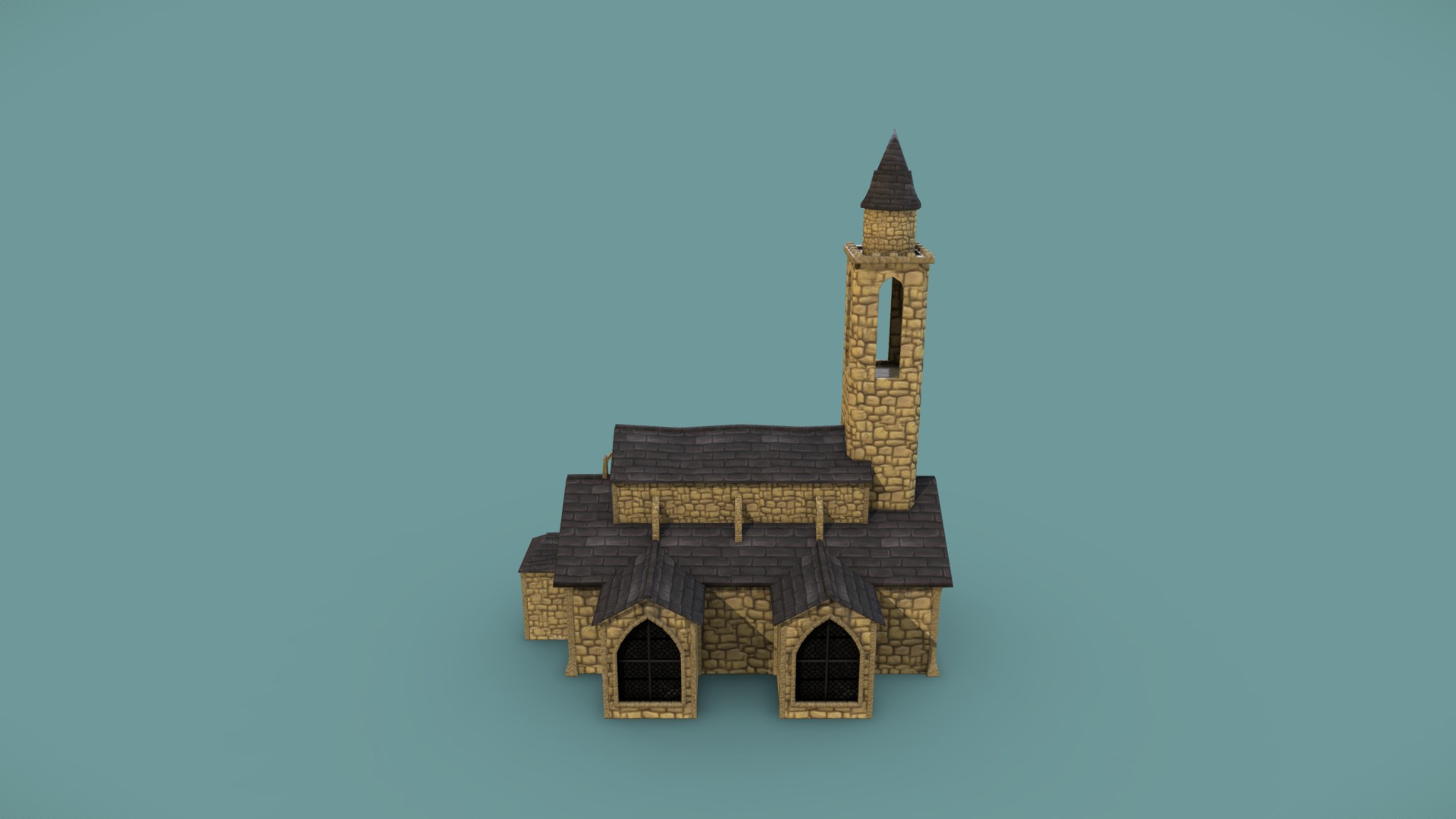 3D Chapel - 3D model by Dan Jay (@DRJ3D) [b04aaf7] - Sketchfab