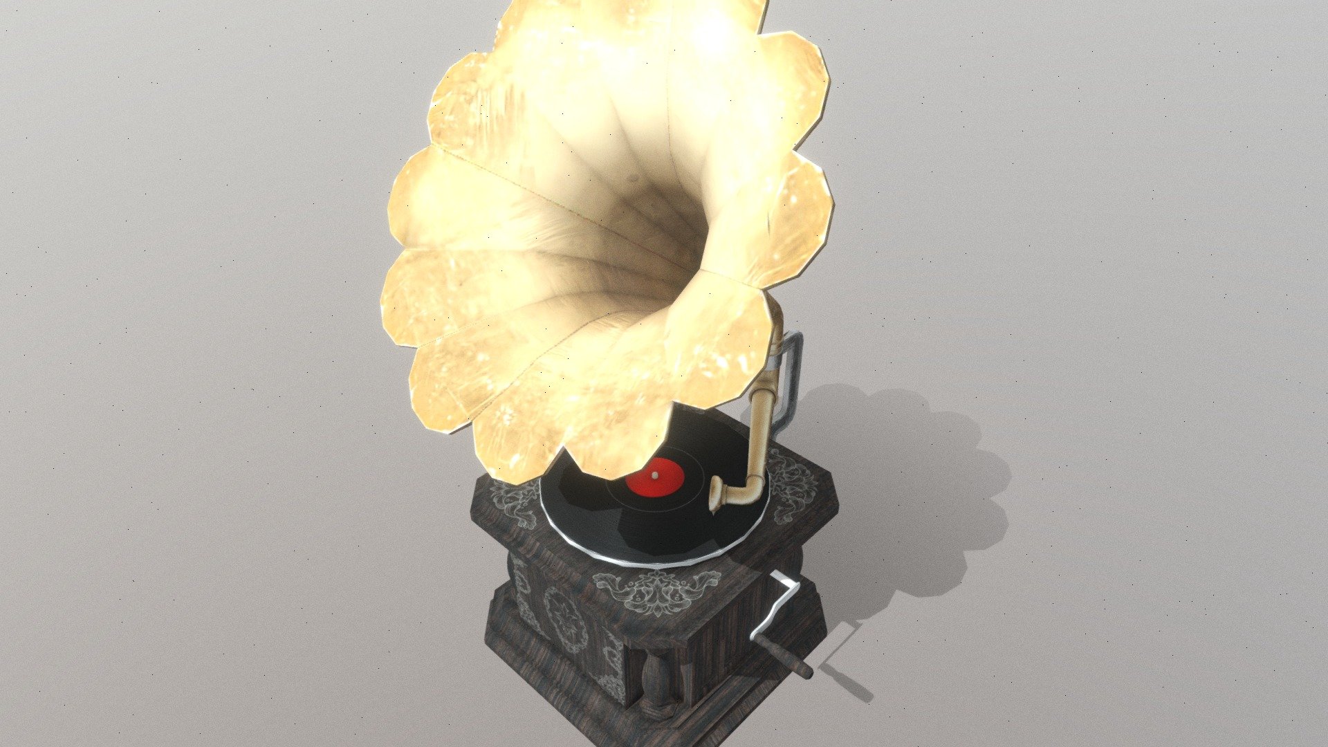 gramophone - Buy Royalty Free 3D model by digikstudio [b04af15 ...
