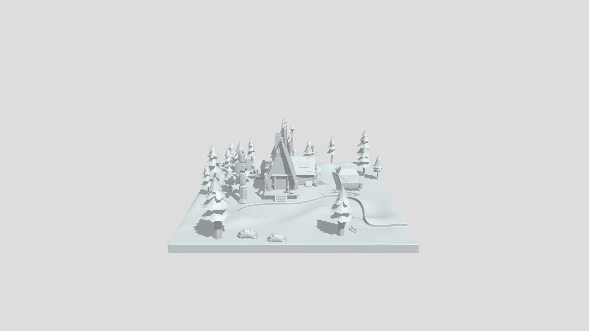 Gravity Falls 3D Model - 3D model by Gelen Sastoque (@gelensastoque ...