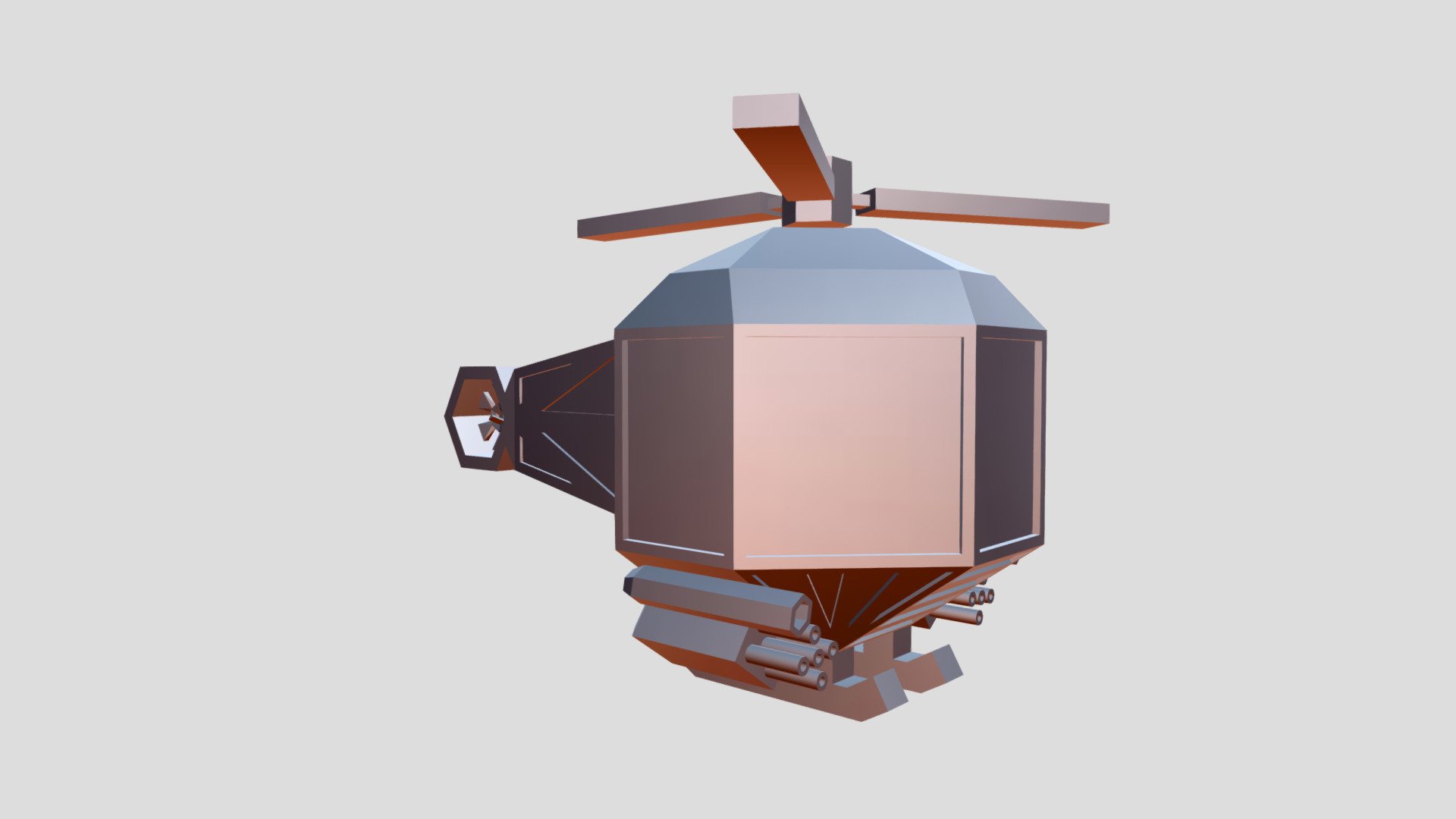Tiny Attack Chopper - Download Free 3D model by Trockk (@Timrockk ...