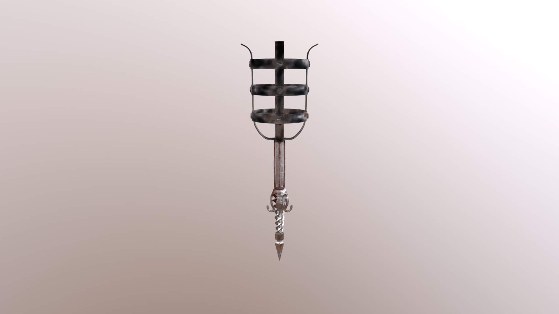 Aged Dungeon Torch - 3D model by Sean_Theroux [b04bbc7] - Sketchfab