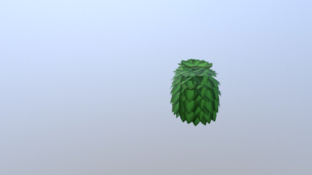 Quick Hand-Painted Bush - 3D model by Aaron Eady (@aaroneady) [b04c826 ...