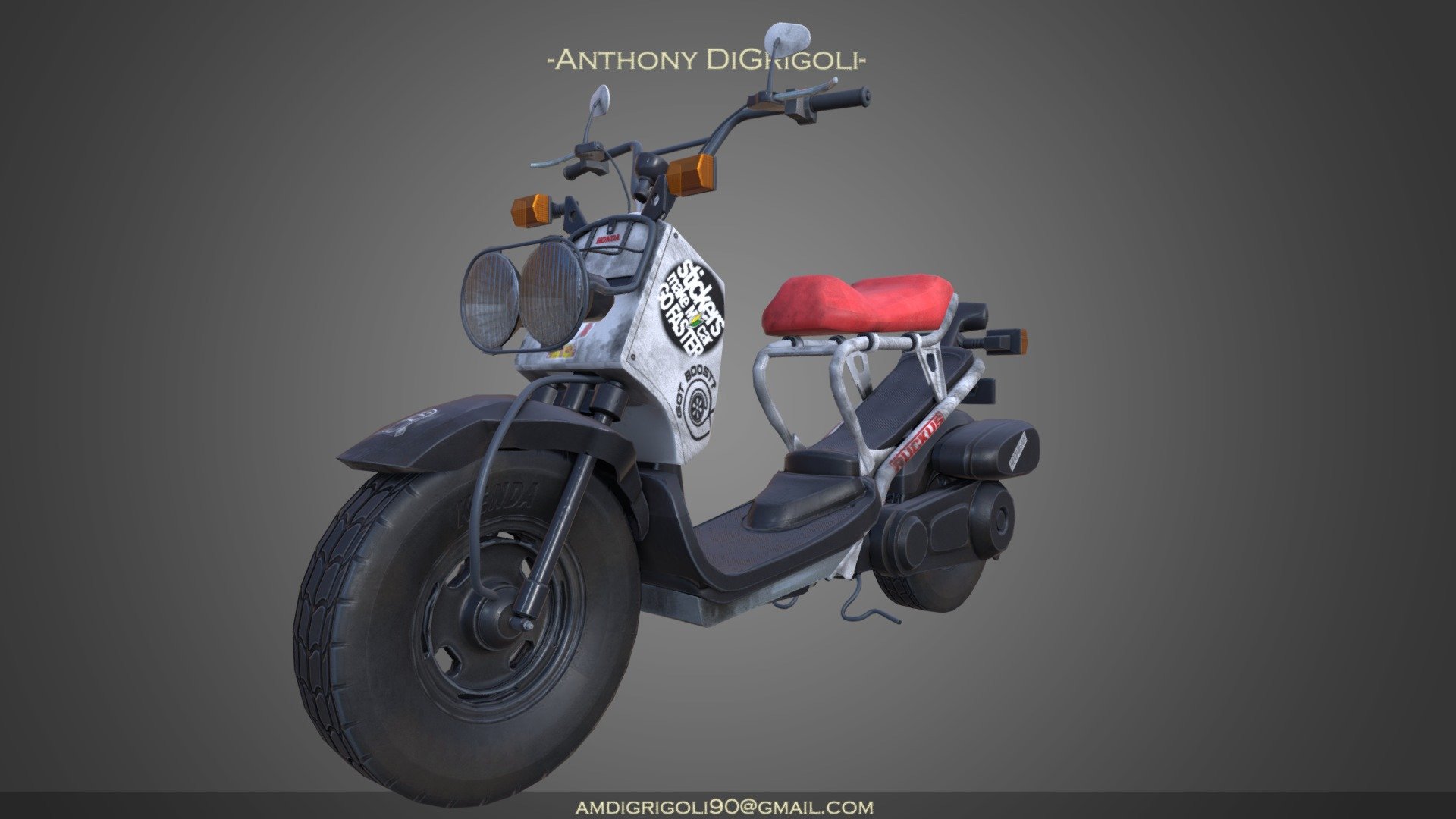 Honda Ruckus - 3D model by amdigrigoli90 [b04c94c] - Sketchfab