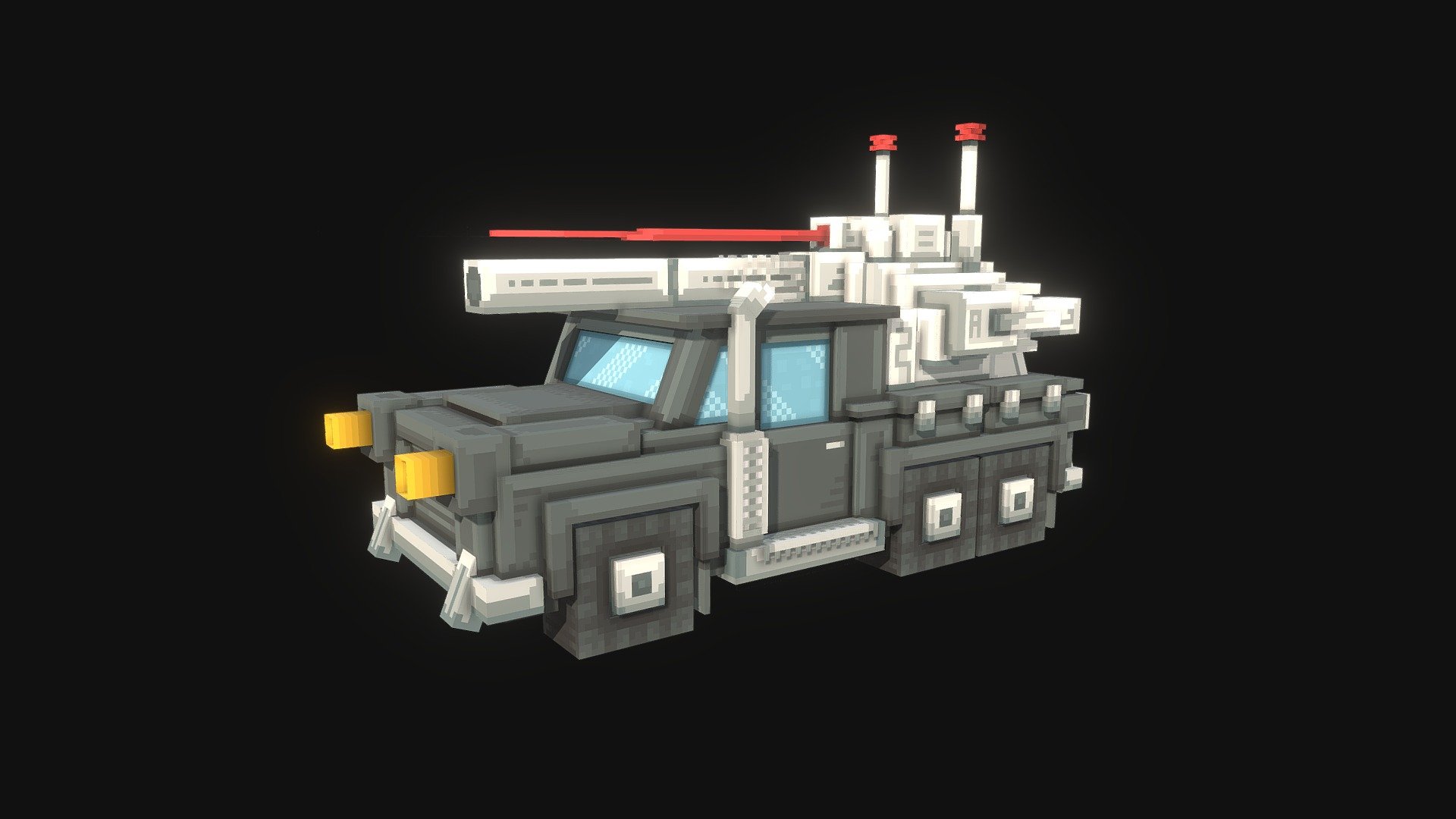 Armoured Truck - 3D model by Jameson (@JamesonJr) [b04def0] - Sketchfab