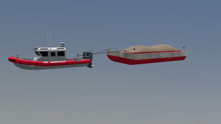 Barge 3D models - Sketchfab