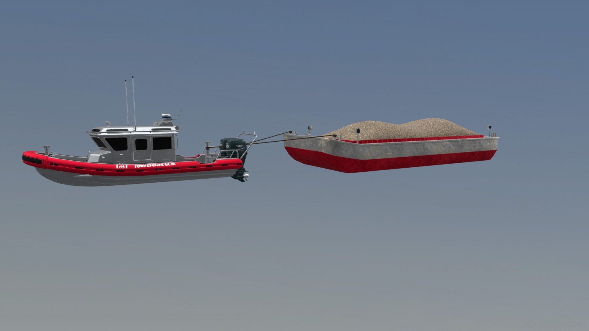 Towing A Barge - 3D model by BoatUS Foundation (@boatusfoundation ...