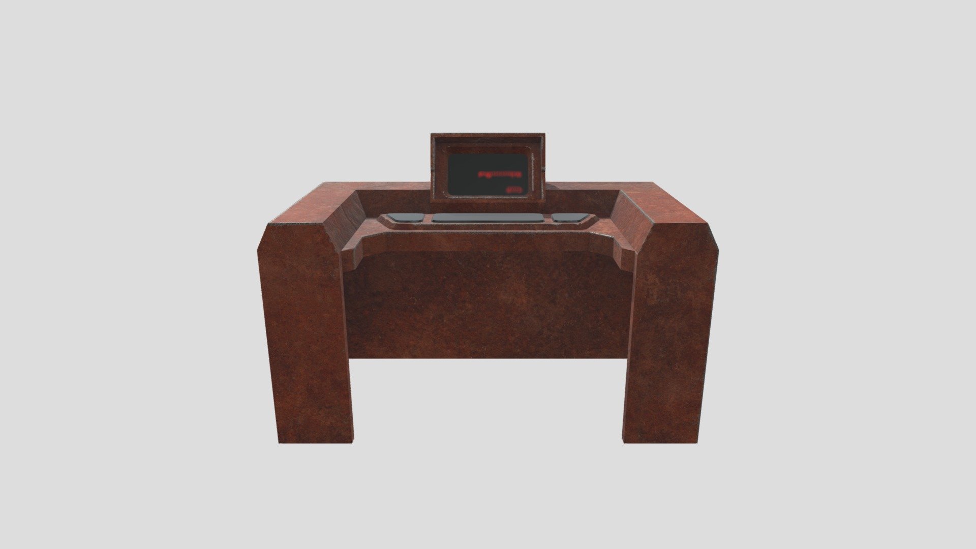 Warning on the computer - 3D model by indirasoaries [b04eb3e] - Sketchfab