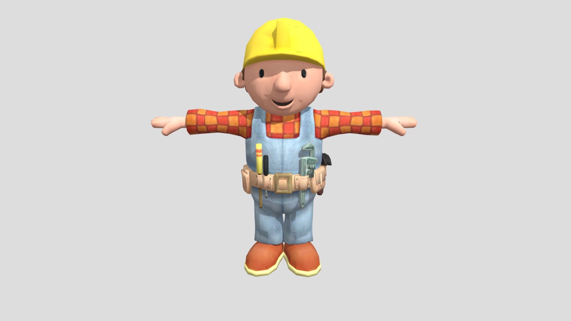 Bob The Builder Rig Add To Roblox Bundle - Download Free 3D model by ...