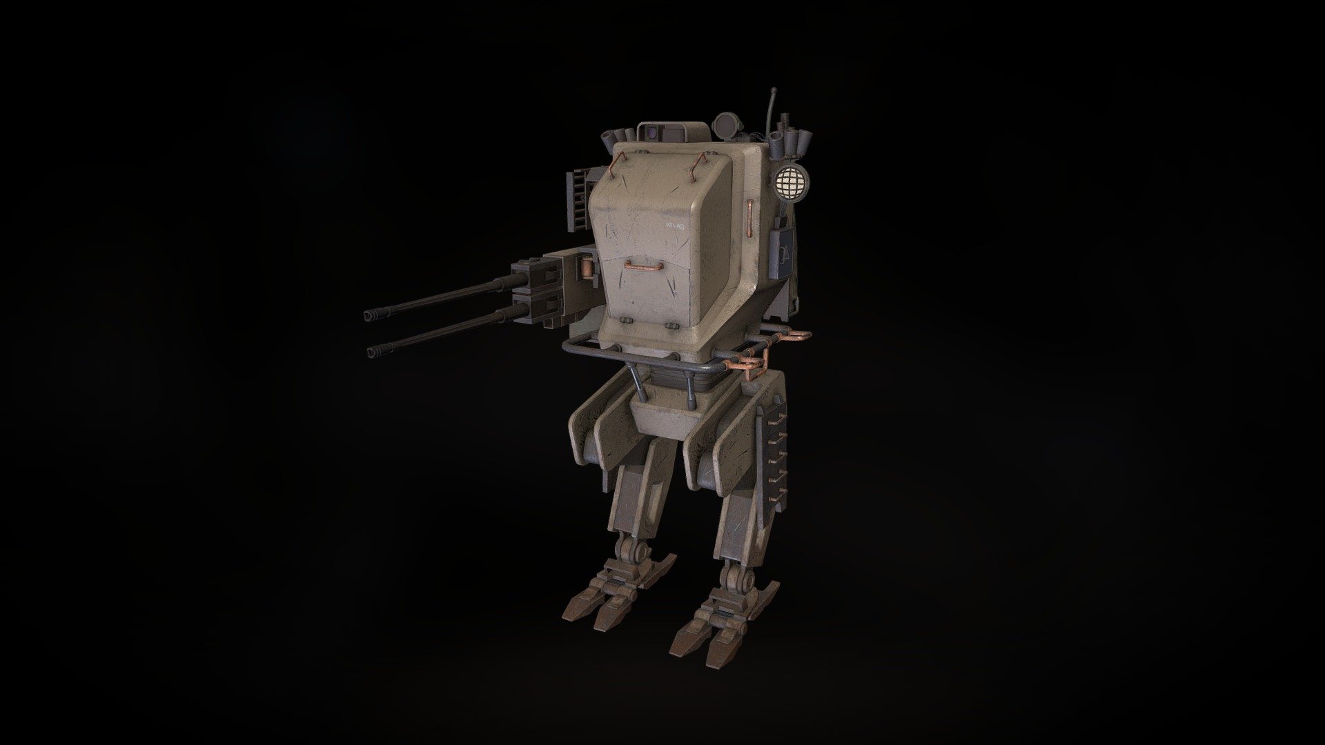 "Atlas" - Mech Showcase - 2025 - 3D model by RaumArt [b0540ba] - Sketchfab