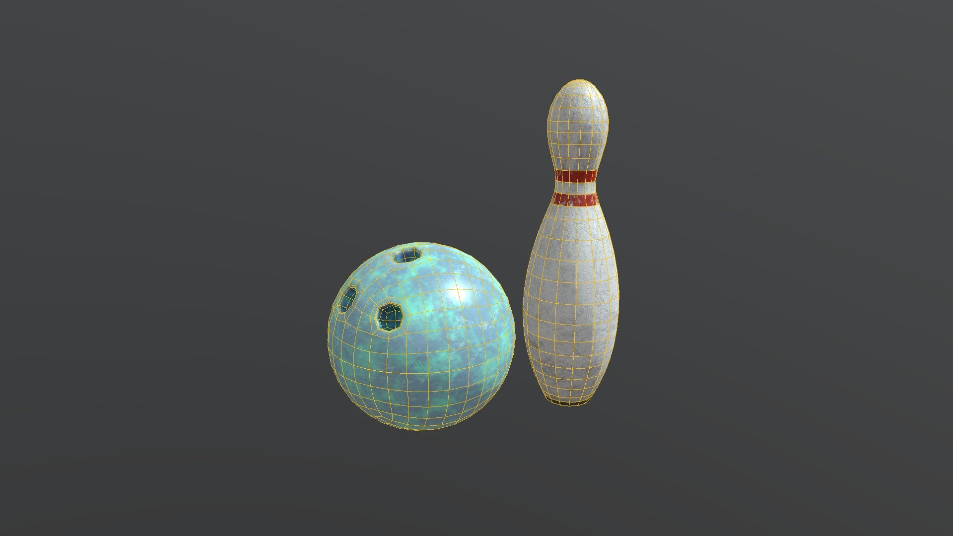 Bowling set [lowpoly] - Download Free 3D model by dnte [b05544c ...