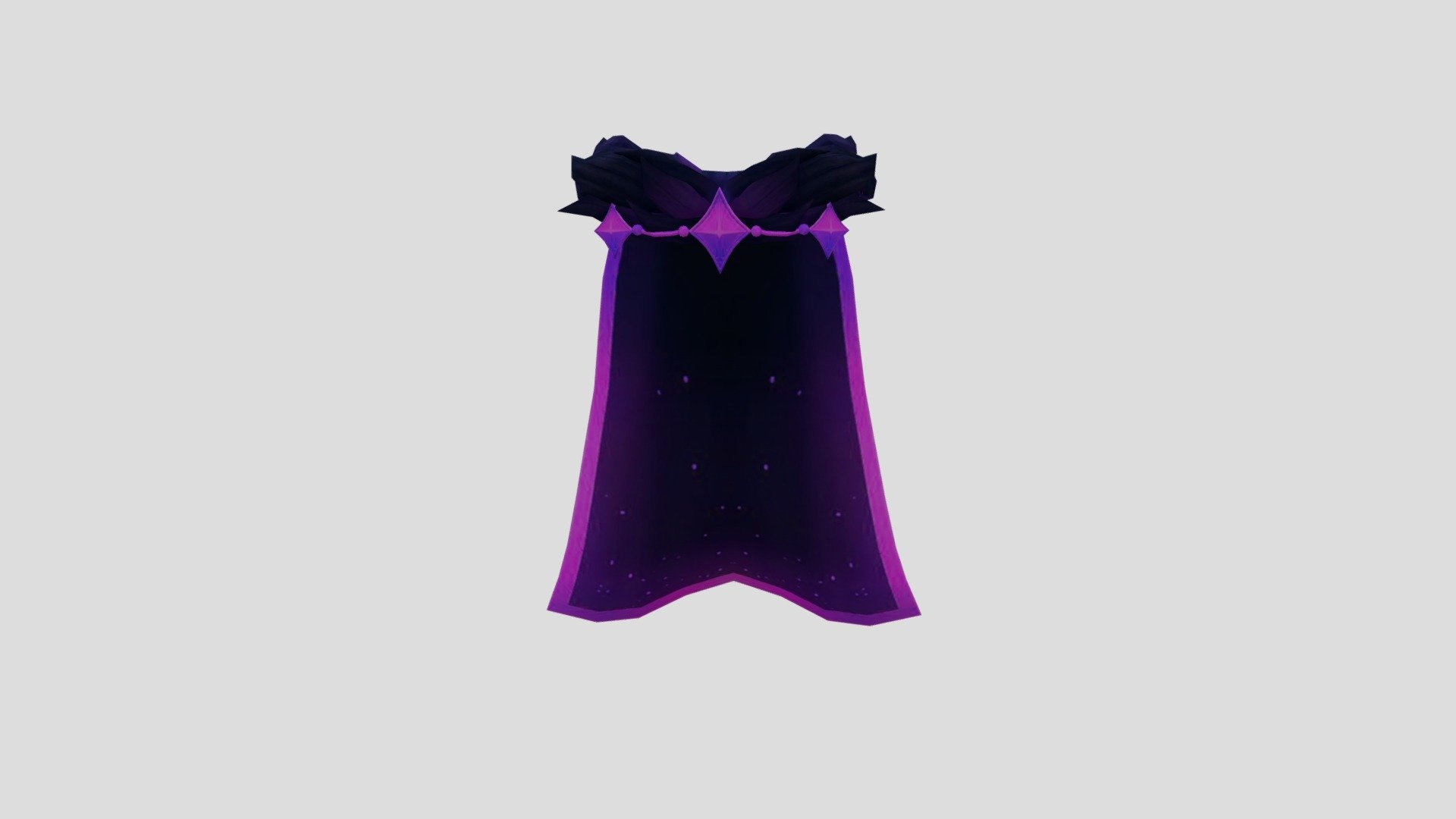 Black and Purple Royal Cape - Download Free 3D model by ERROR_Eclipse ...