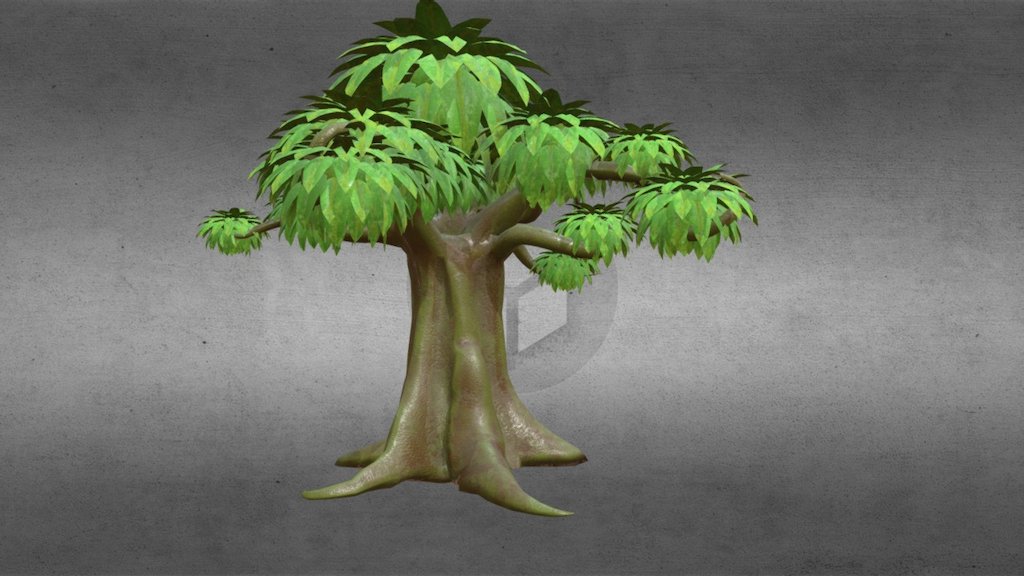 Jungle Tree - 3D model by samcorbridge [b05bf01] - Sketchfab