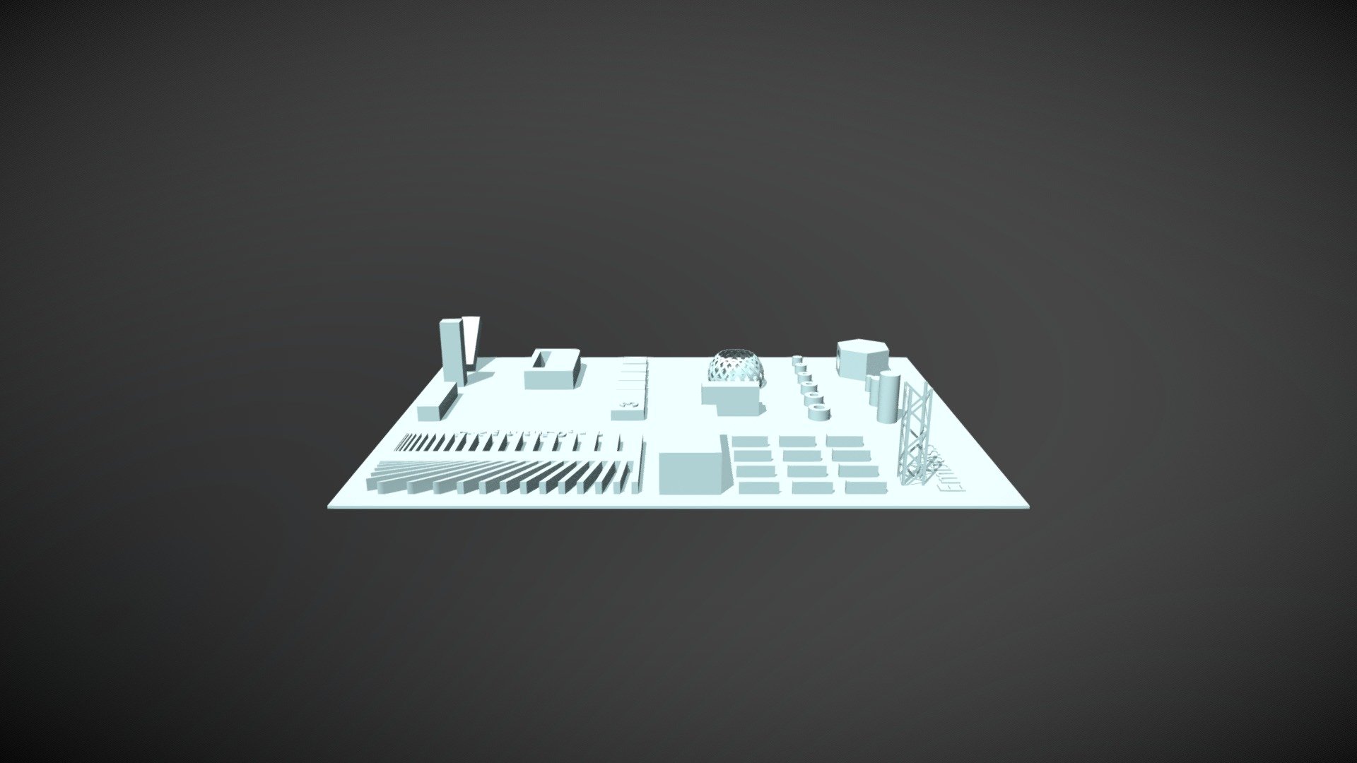 Test piece / LPBF design features - 3D model by thomas.collier [b05c18f ...
