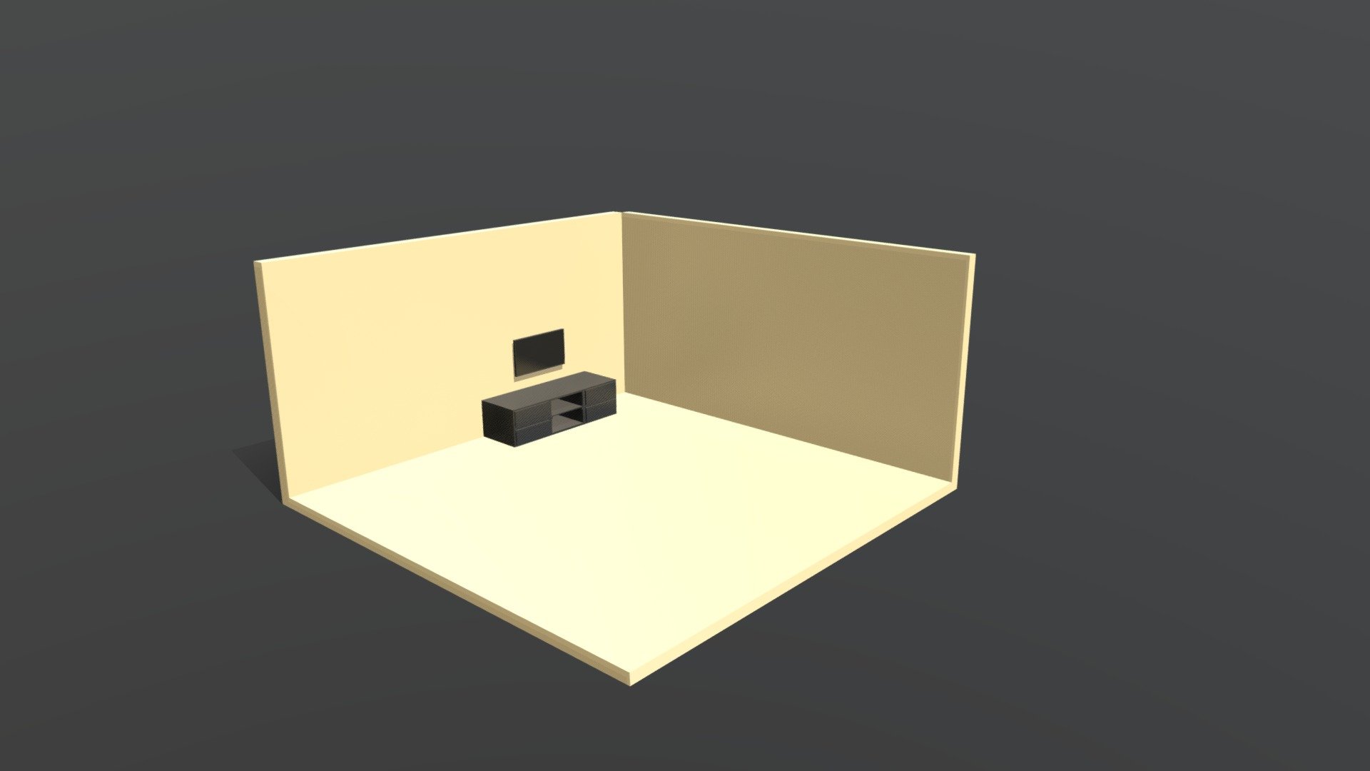 Simple TV & Table - Download Free 3D model by mohammed12312m12312 ...