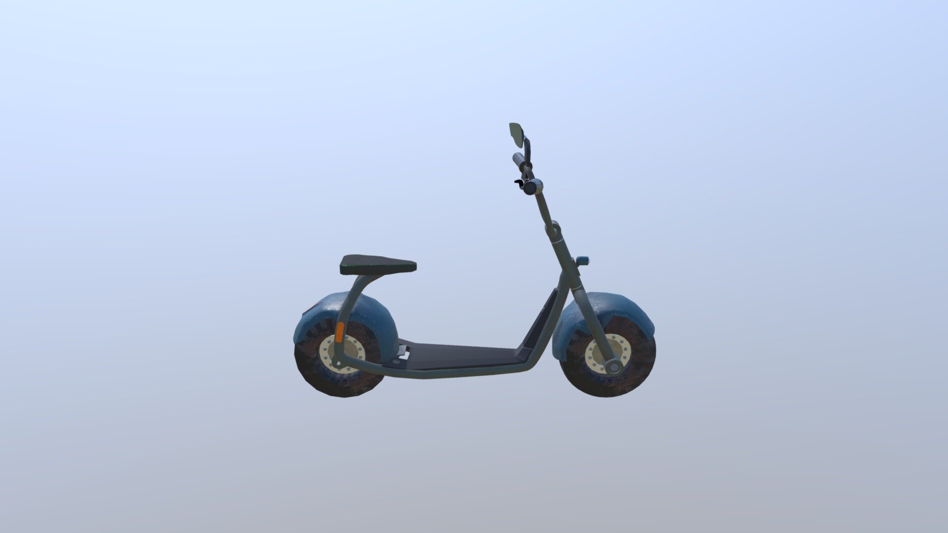 Scooter (Textured) B - 3D model by Tascoh [b062ab0] - Sketchfab