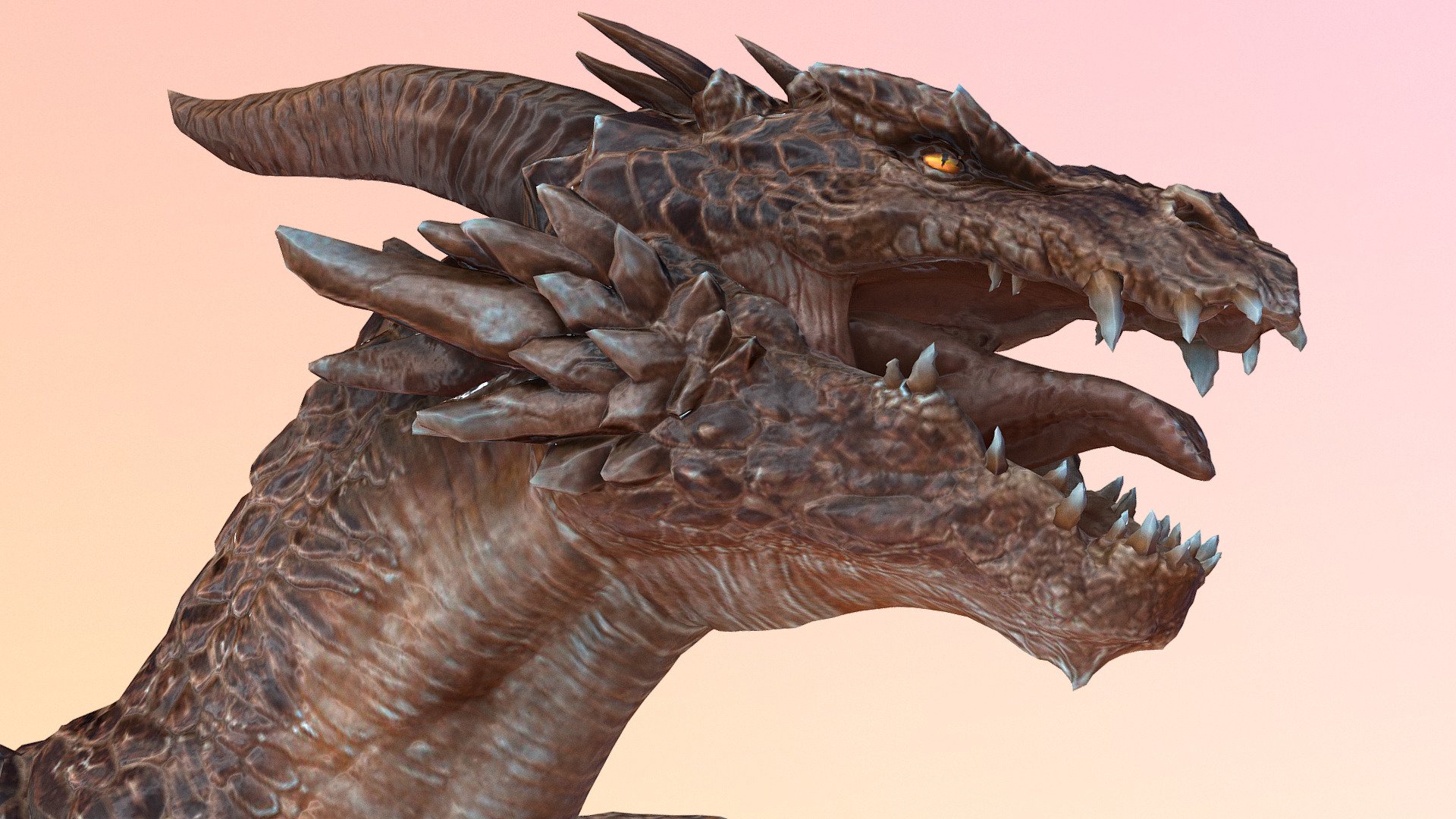 Dragon Rigged - 3D model by monstermod [b062c58] - Sketchfab