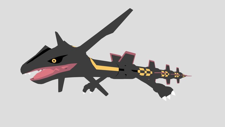 Rayquaza 3D models - Sketchfab