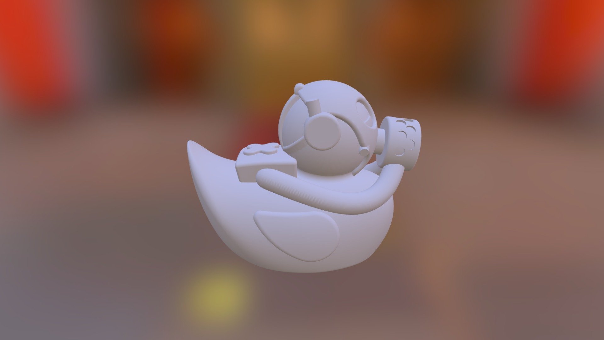 Gas Mask Duck - 3D model by Shared via 3DPrinterOS and SketchFab ...