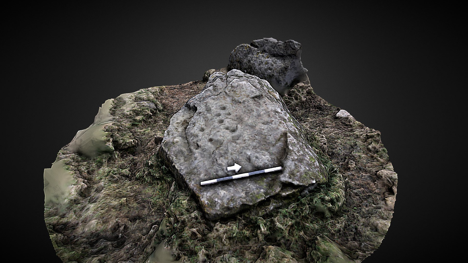 Howemill Stone Circle cup marks, Aberdeenshire - Download Free 3D model ...