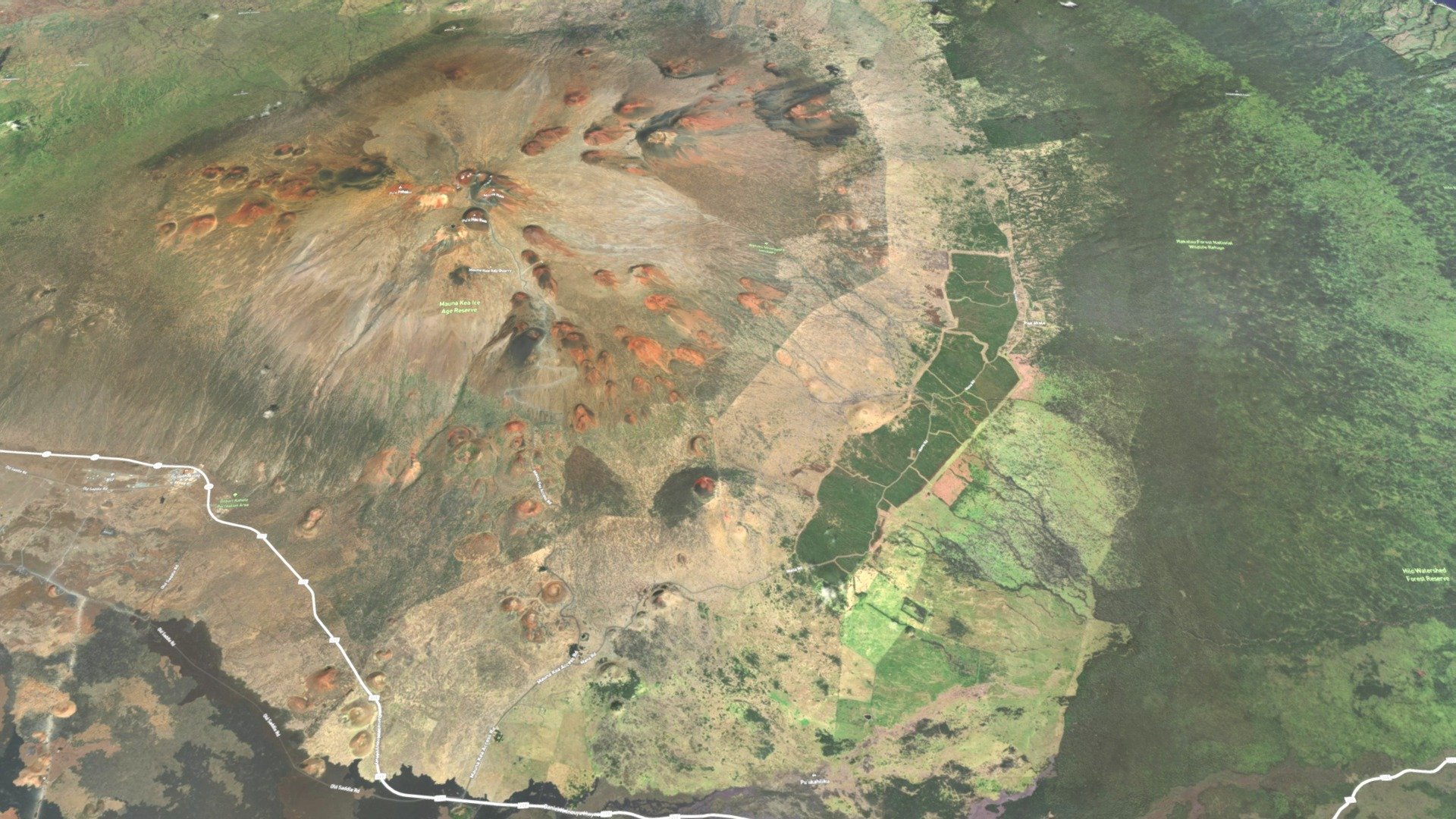 SRTM -- Mauna Kea, Hawaii - Download Free 3D model by Mastcam-Z ...
