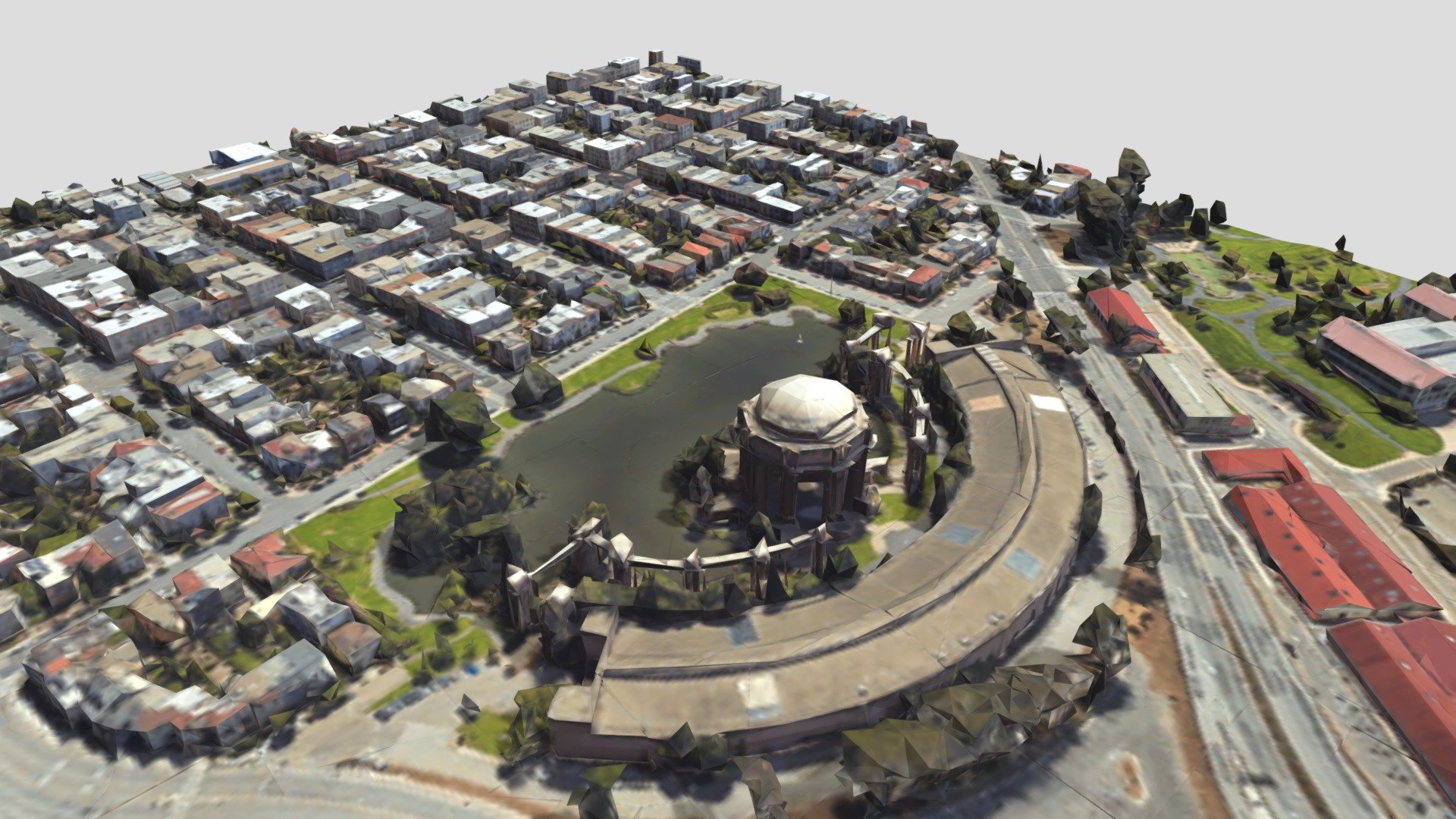 Palace of Fine Arts Theater - 3D model by mohamedhussien [b0650ae ...