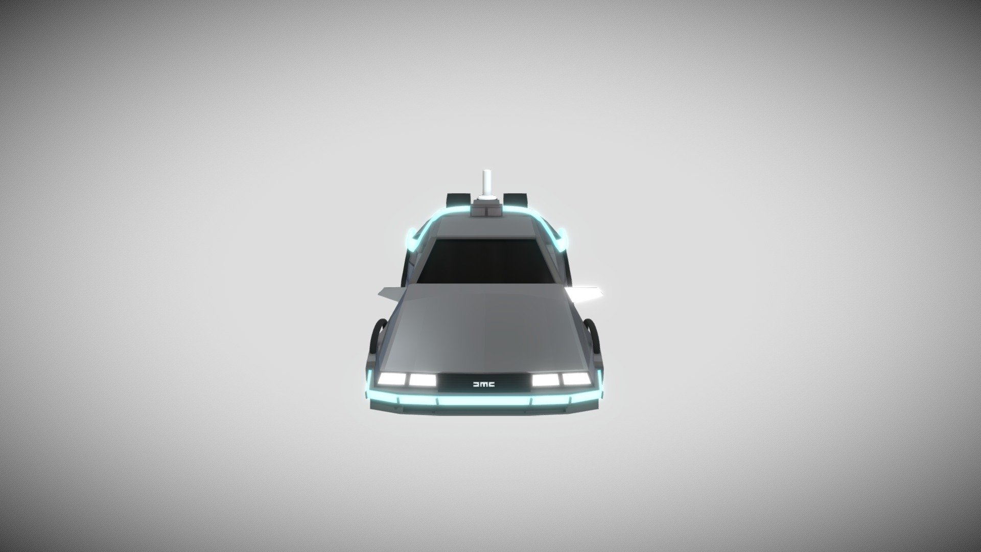 Delorean Time Machine - Back to the Future - Download Free 3D model by ...