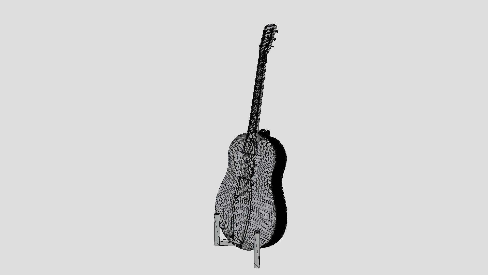 Guitar - 3D model by Ozyhmandias [b0669bc] - Sketchfab