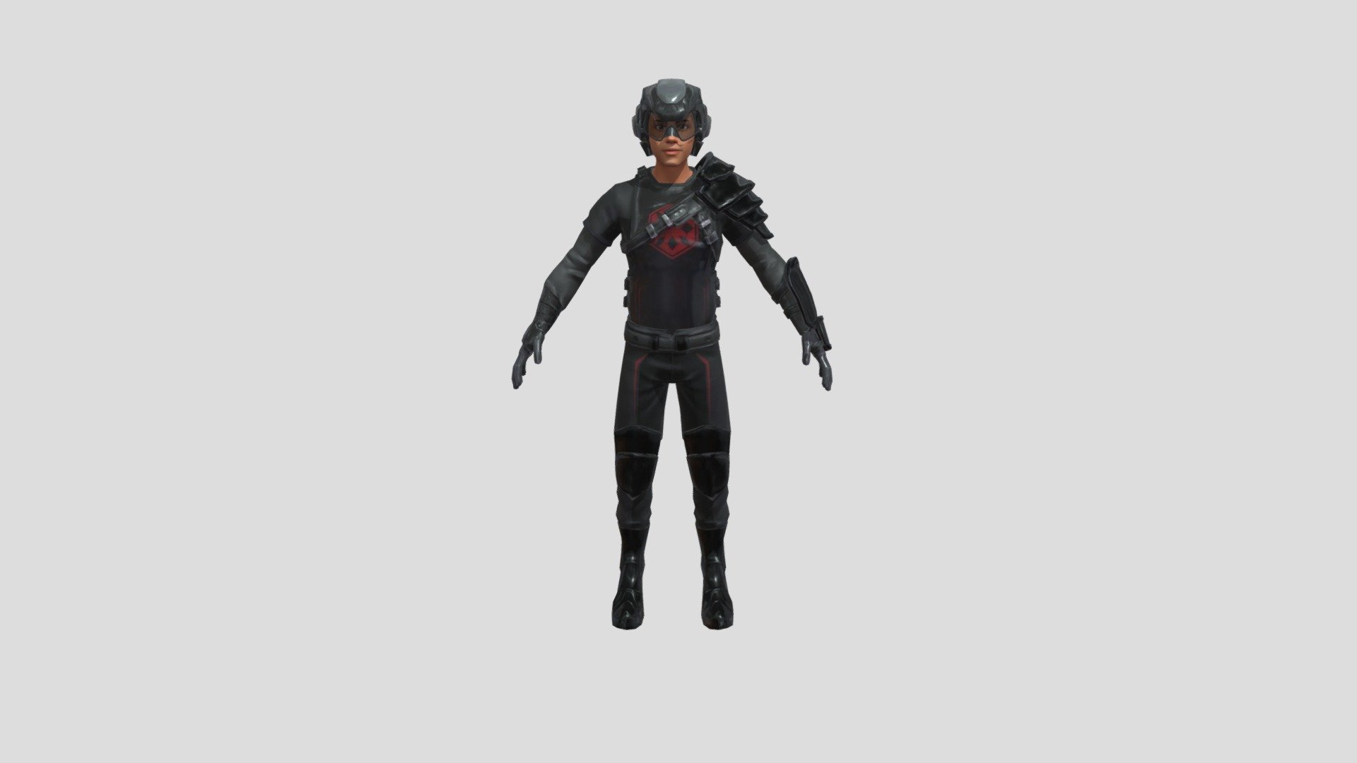 ReadyPlayerMe - TechnoBrothers: Black - Download Free 3D model by ...