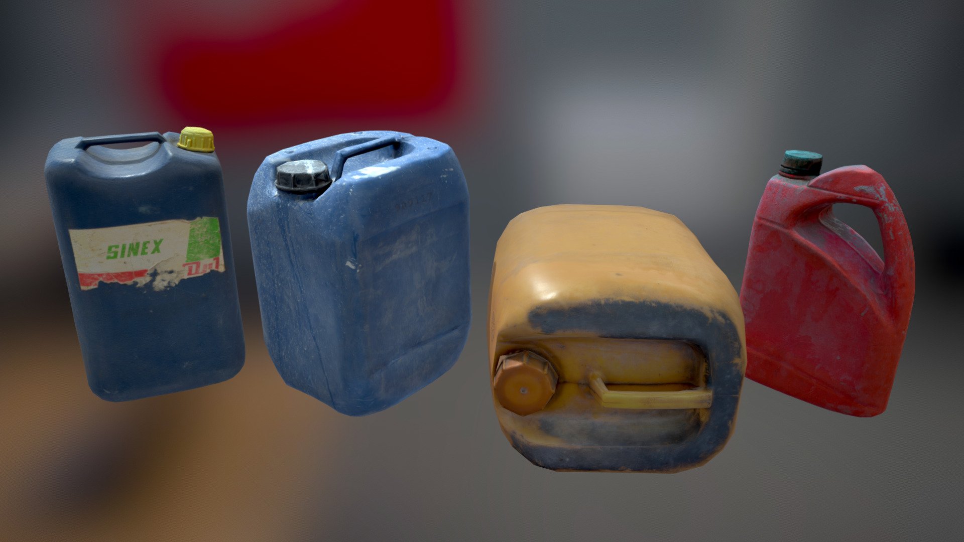[PACK] Plastic Containers / Photoscan / LP PBR - Buy Royalty Free 3D model by ACT NORMAL ...