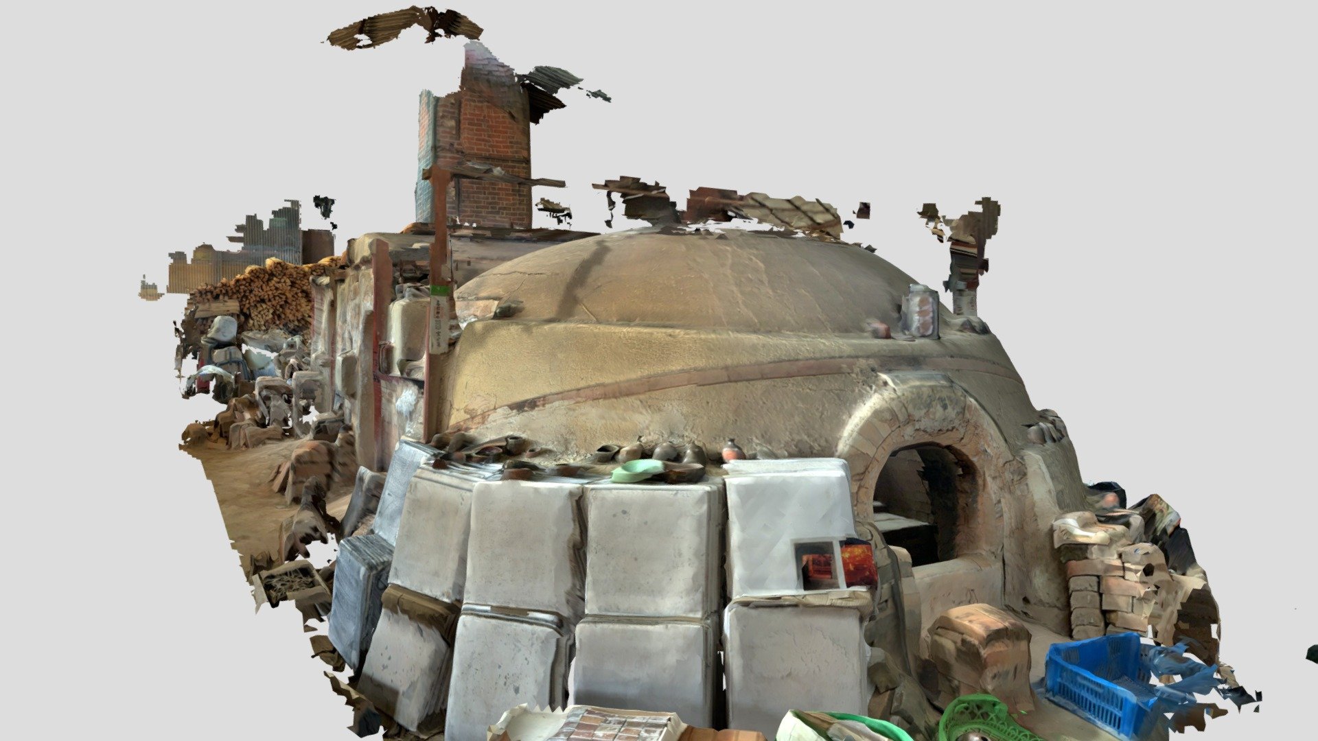 備前焼窯元 Bizen-yaki pottery - 3D model by VR Geology Field Guide ...